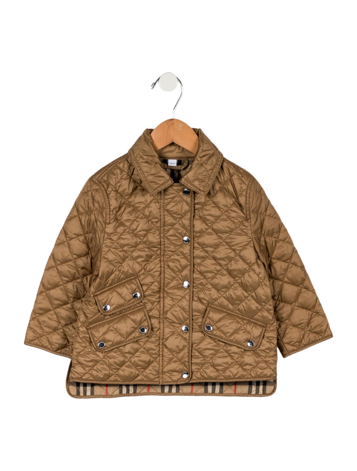 Burberry Girls' Quilted Jacket - Neutrals Sizes 7-16, Girls - BUR429581 ...