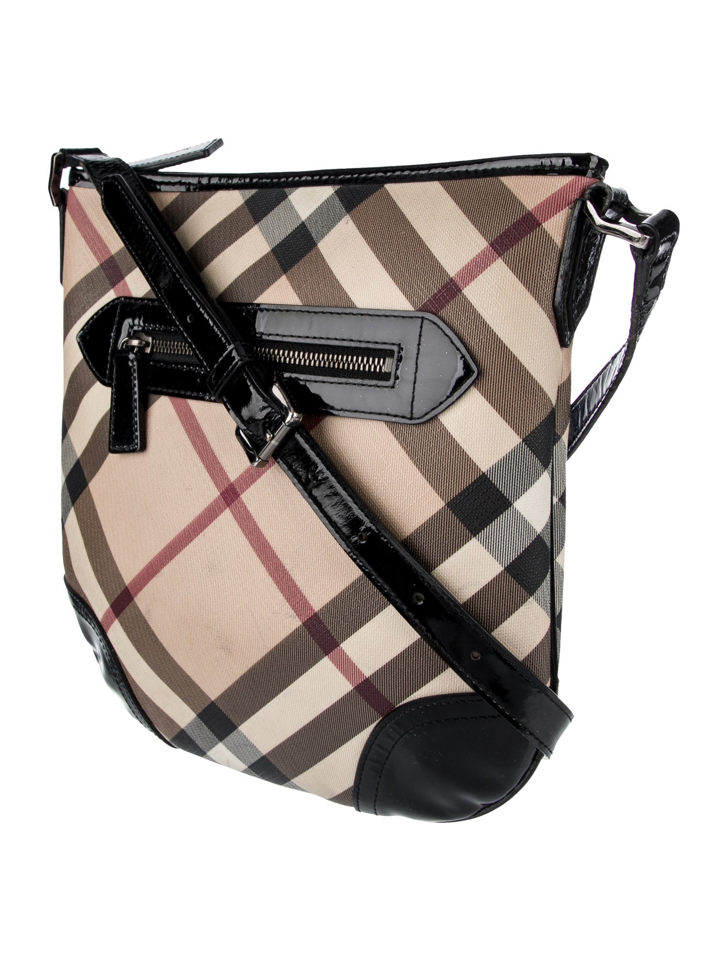 Burberry House Check Shoulder Bag - Brown Shoulder Bags, Handbags ...