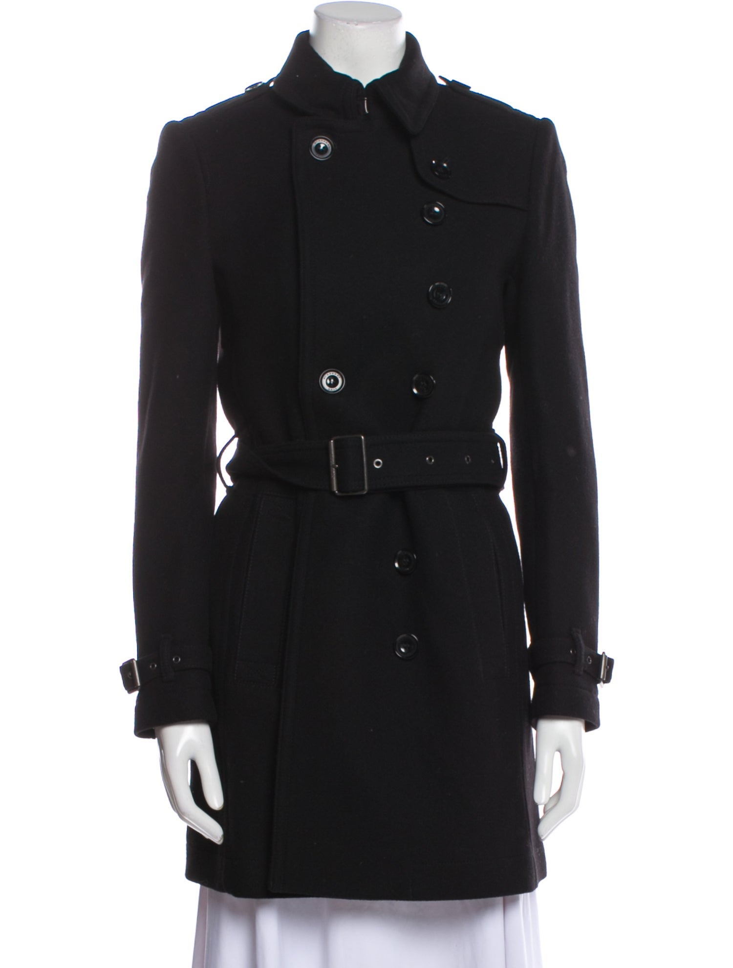 Burberry Brit Trench Coat - Black Coats, Clothing - BBR95399 | The RealReal