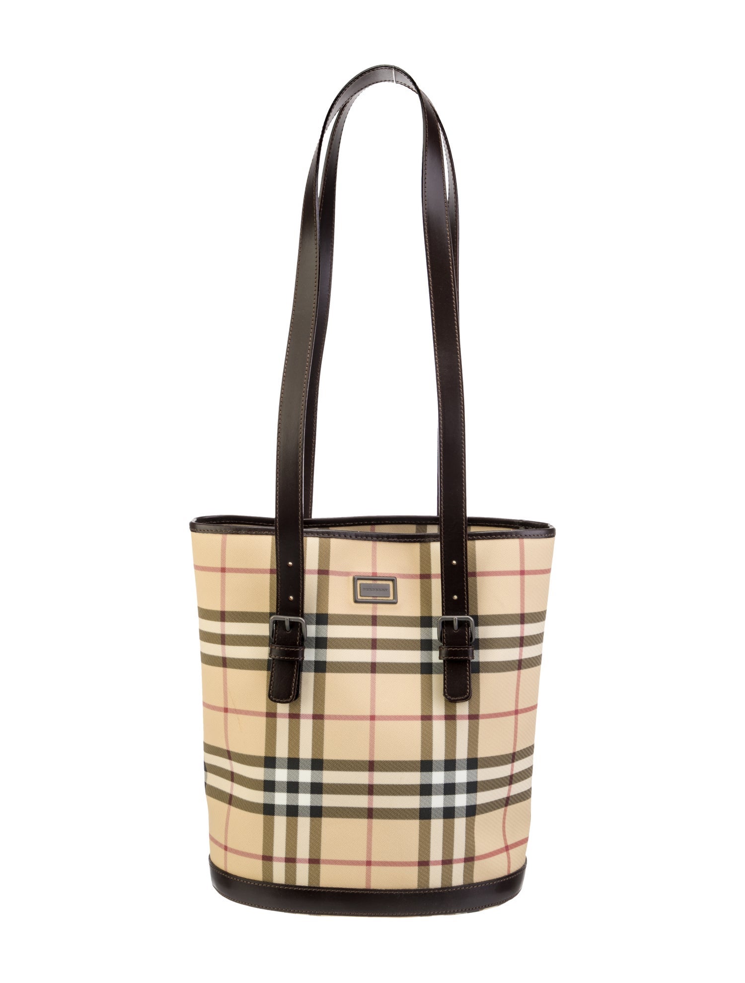 Burberry London Nova Check Pattern Shoulder Bag - Neutrals Shoulder ...