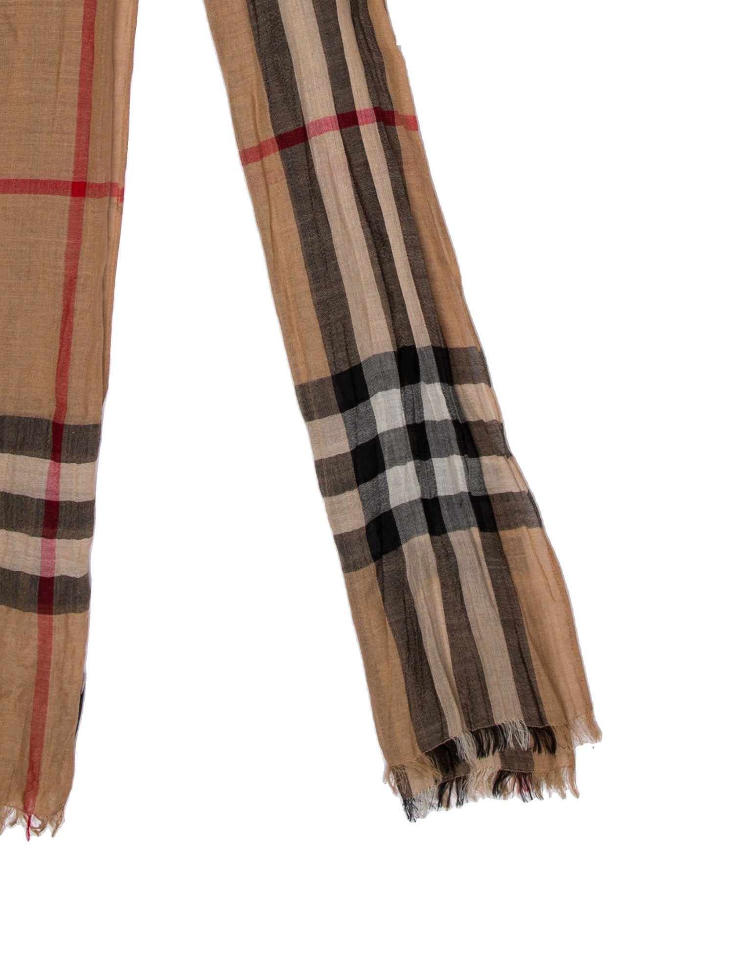 Burberry Silk Striped Scarf - Scarves and Shawls, Accessories ...