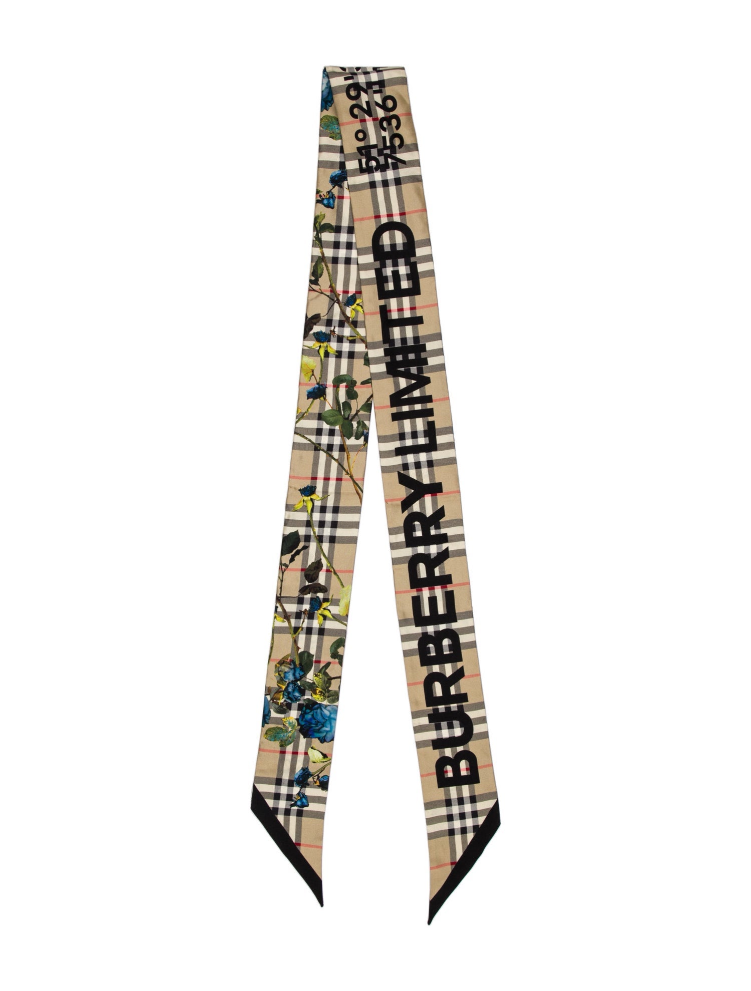 Burberry Silk Printed Bandeau - Neutrals Scarves and Shawls ...
