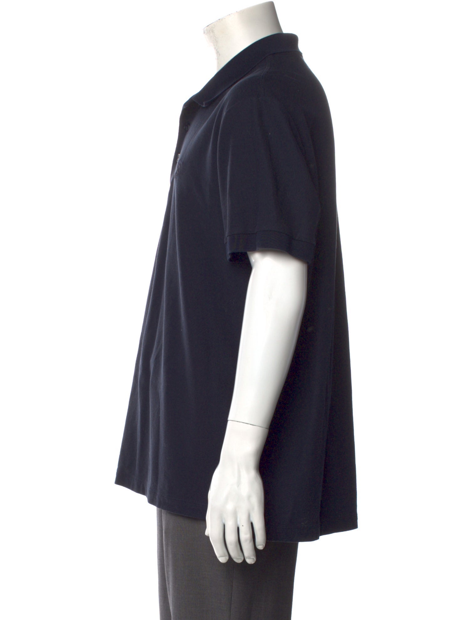 Versace Collar Short Sleeve Polo Shirt w/ Tags - Blue Polos, Clothing ...