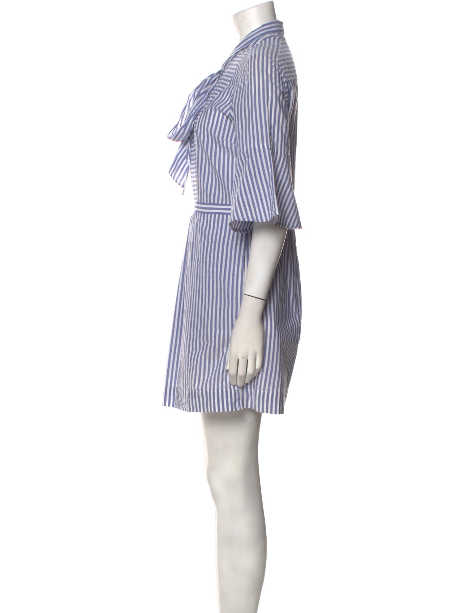 Finley Striped Mini Dress - Blue Dresses, Clothing - WFNLY20635 | The ...