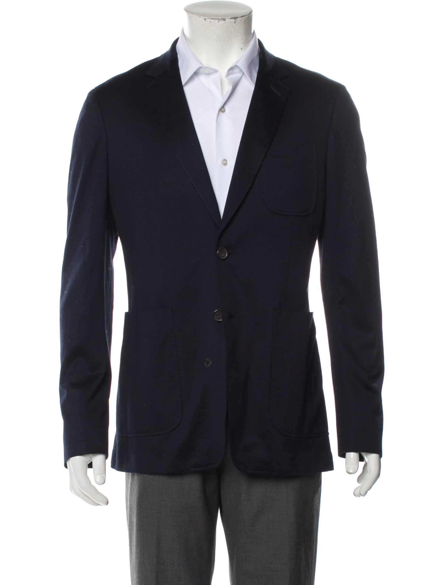 Burberry Blazer w/ Tags - Blue Suiting, Clothing - BUR438368 | The RealReal