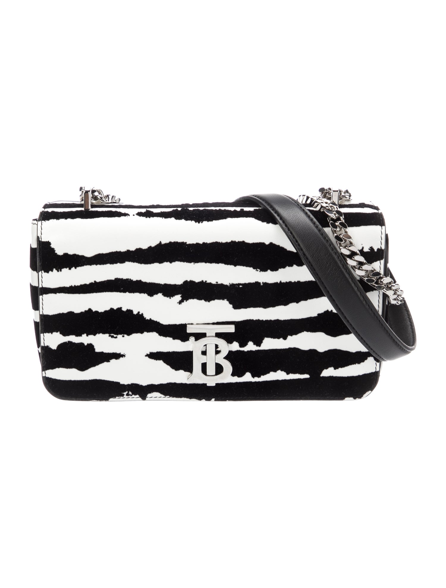 Burberry Zebra Print Small Lola Bag - Black Shoulder Bags, Handbags ...