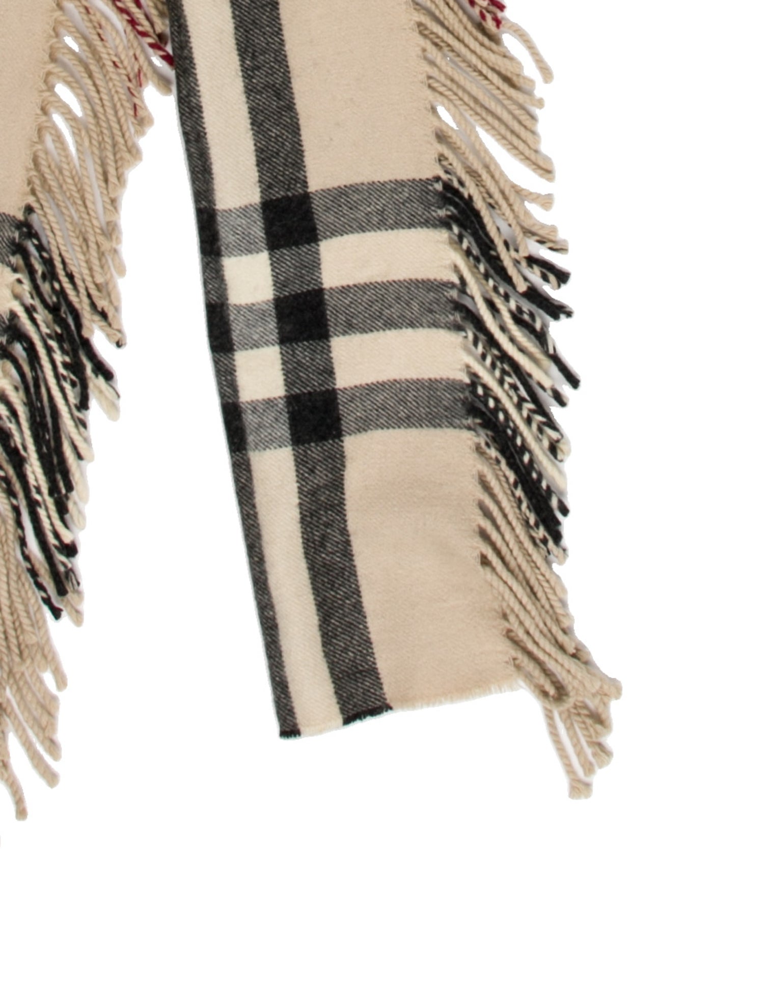Burberry Cashmere Exploded Check Pattern Scarf - Neutrals Scarves and ...