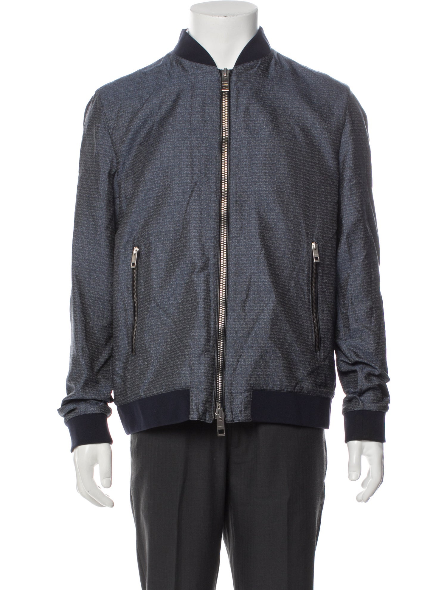 Burberry London Bomber Jacket - Blue Outerwear, Clothing - BUR442030 ...