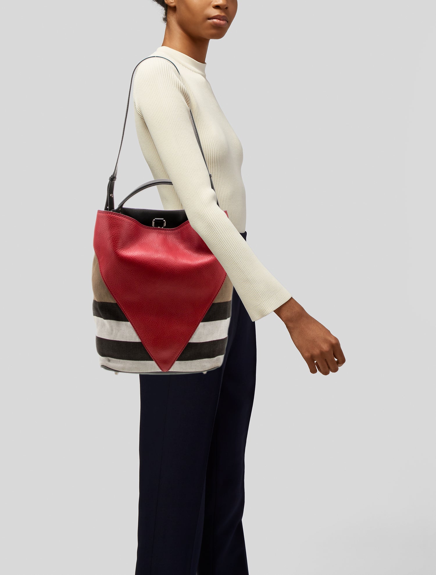 Marni Market Basket Bag - Pink Bucket Bags, Handbags - MAN217437 | The ...