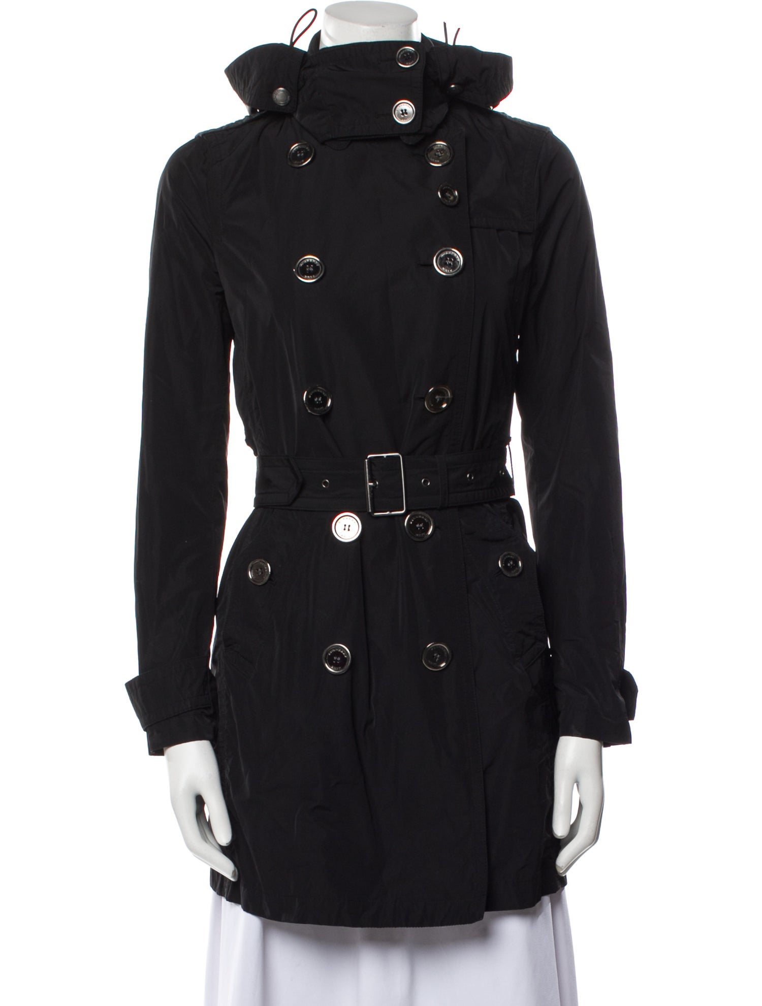 Burberry Brit Trench Coat - Black Coats, Clothing - BUR445429 | The RealReal