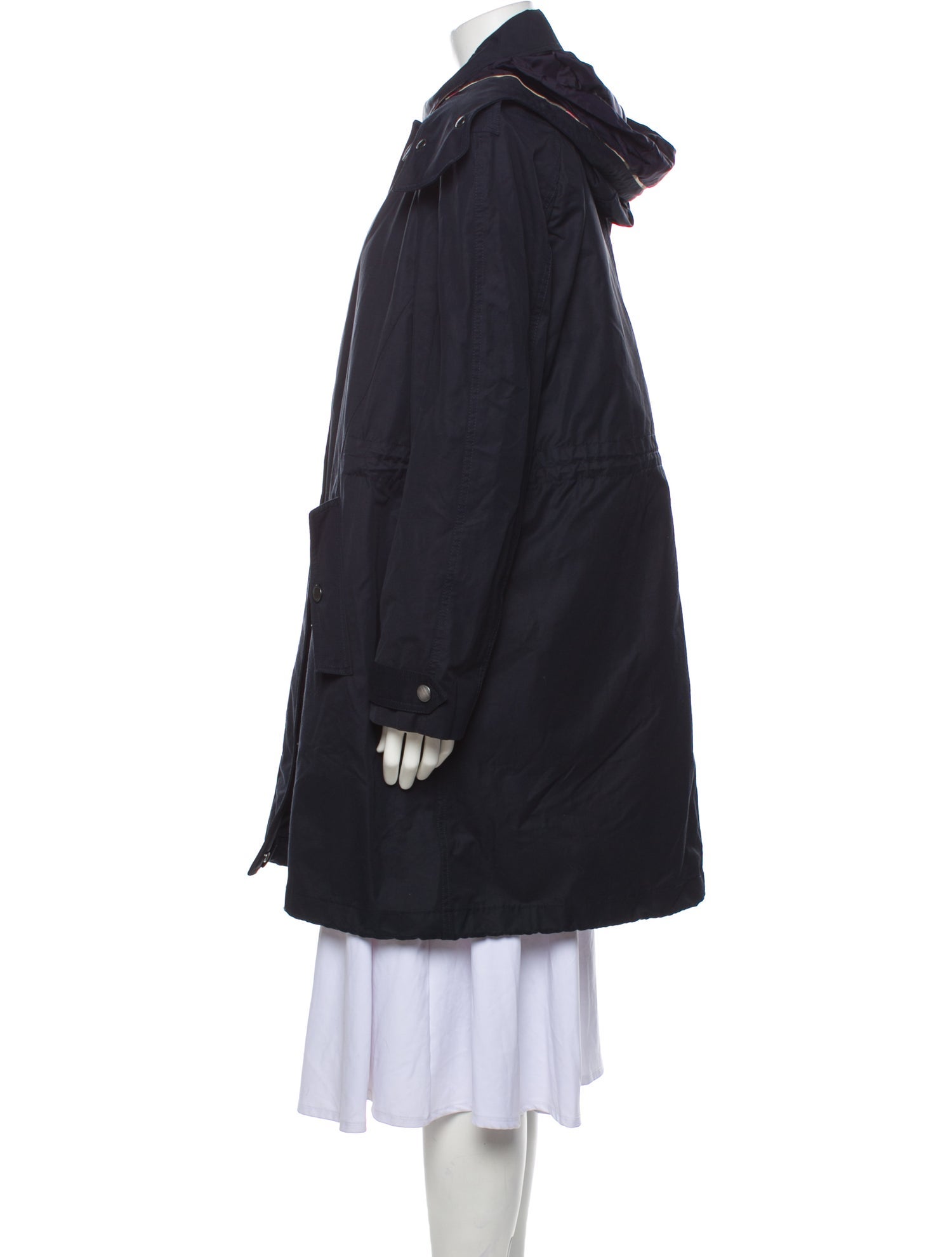 Burberry Brit Trench Coat w/ Tags - Blue Coats, Clothing - BUR445621 ...