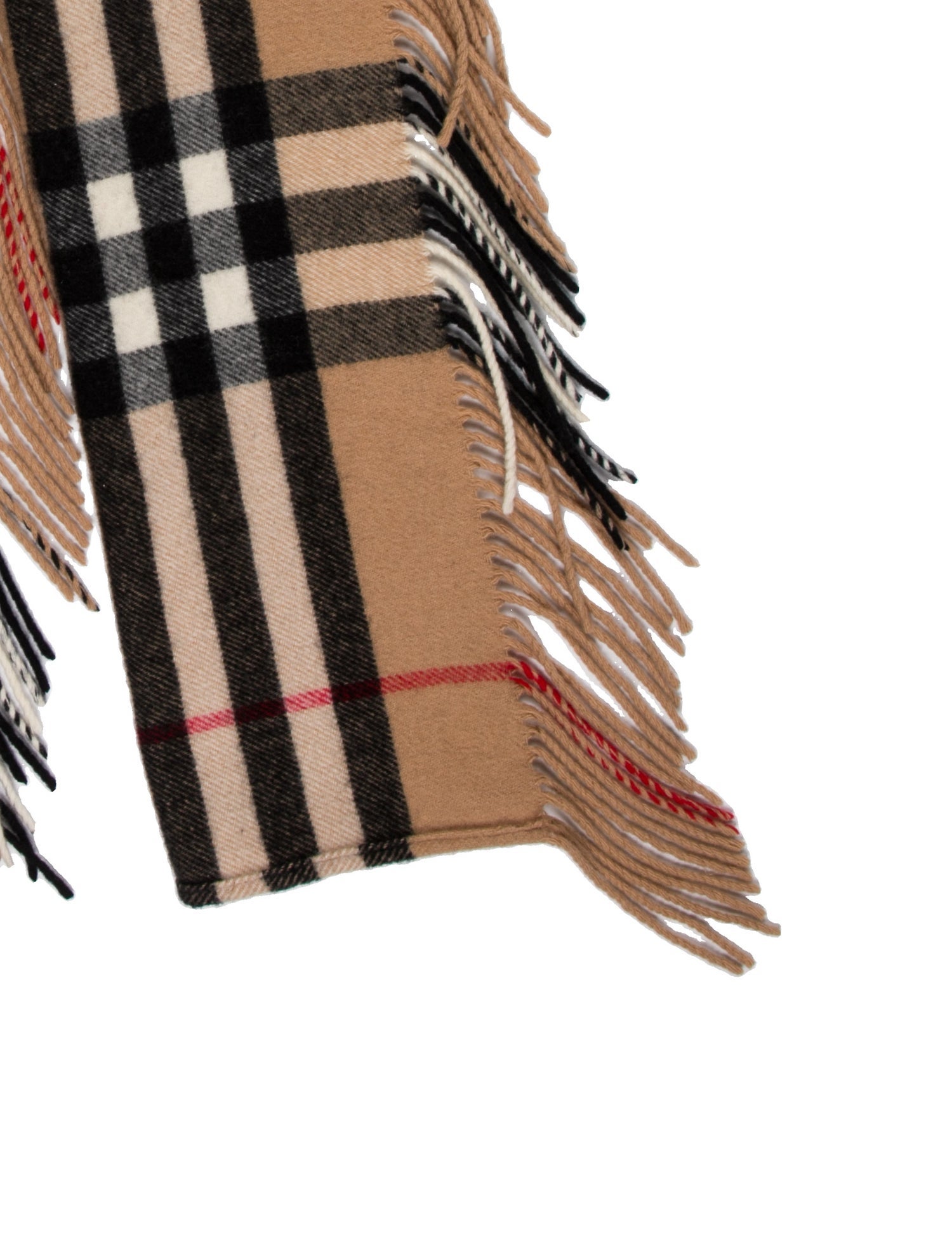 Burberry Cashmere Exploded Check Pattern Scarf - Neutrals Scarves and ...