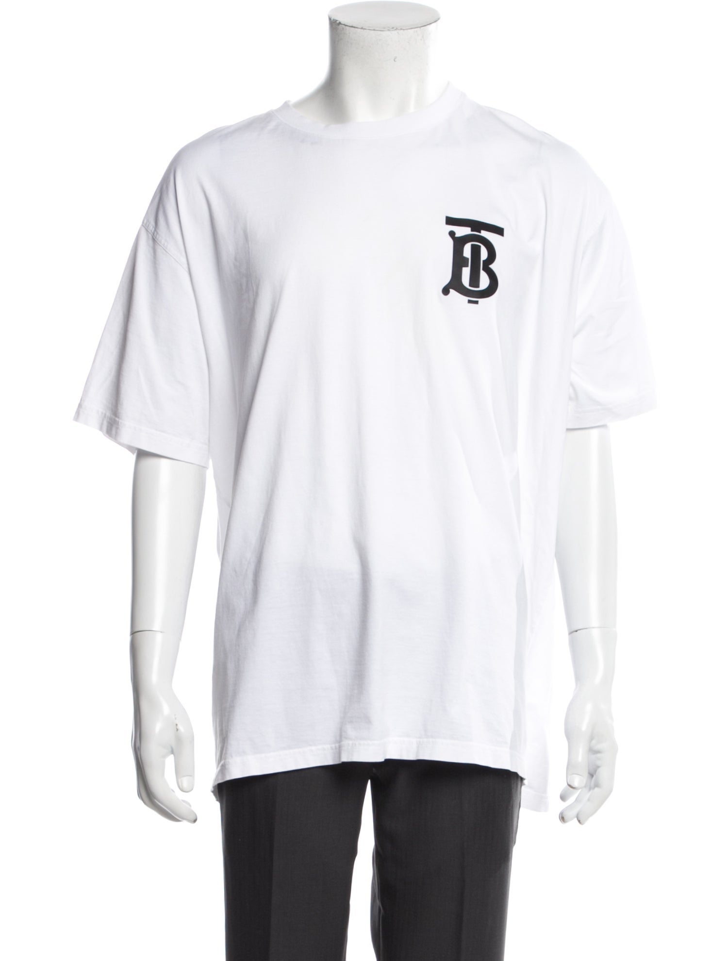Burberry TB Monogram Graphic Print T-Shirt - White T-Shirts, Clothing ...