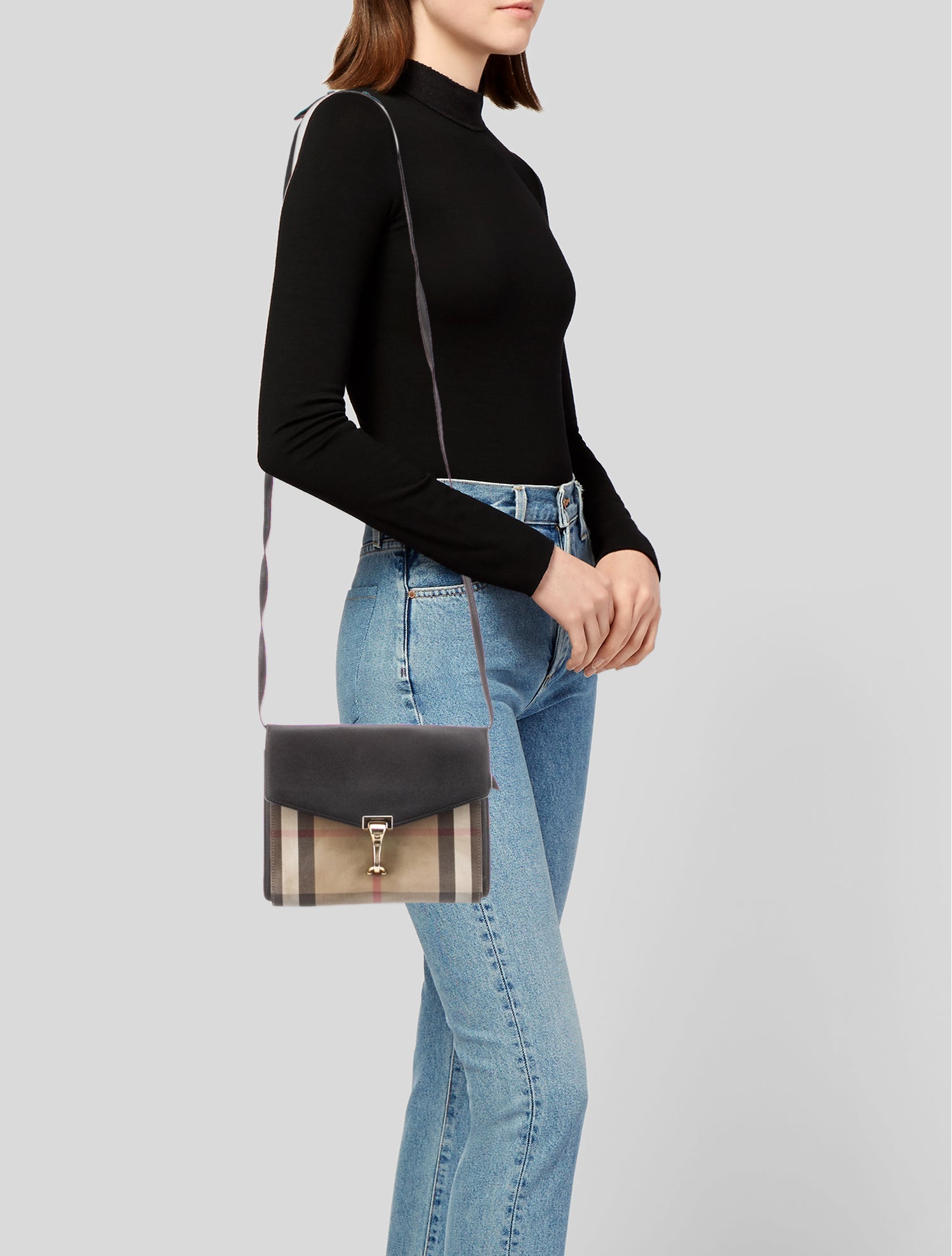 Burberry Leather Crossbody Bag - Black Crossbody Bags, Handbags ...
