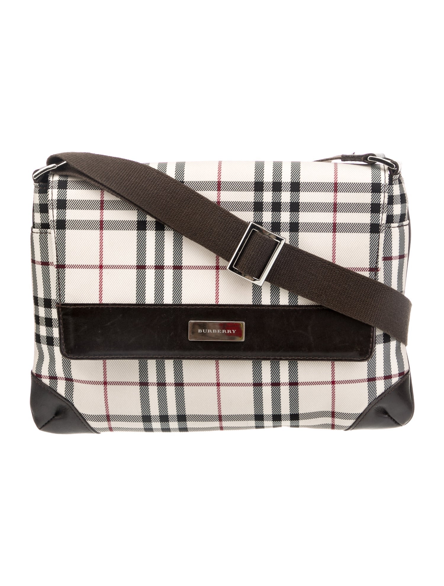 Burberry Vintage Check Messenger Bag - Neutrals Crossbody Bags ...