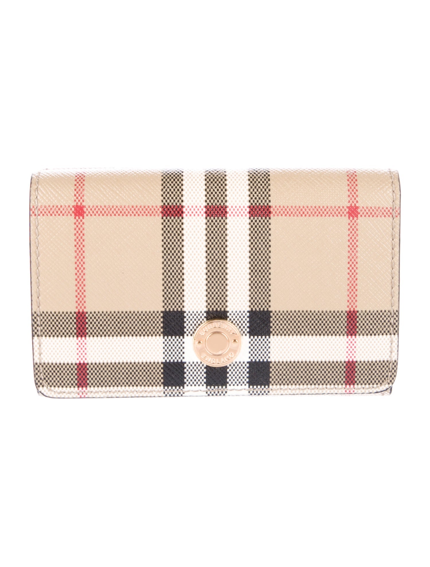 Burberry Nova Check Pattern Wallet - Neutrals Wallets, Accessories ...