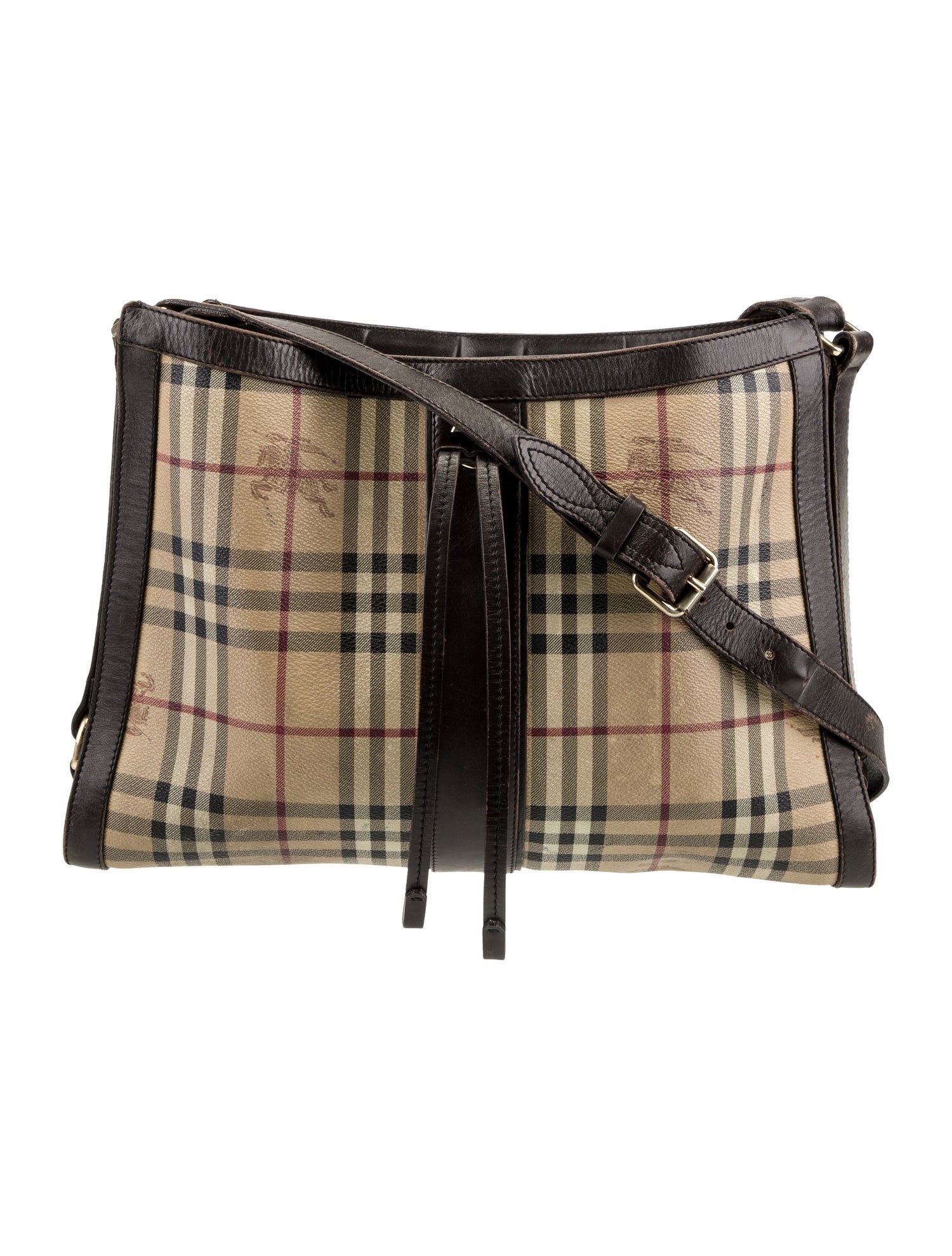 Burberry House Check Messenger Bag - Neutrals Crossbody Bags, Handbags ...