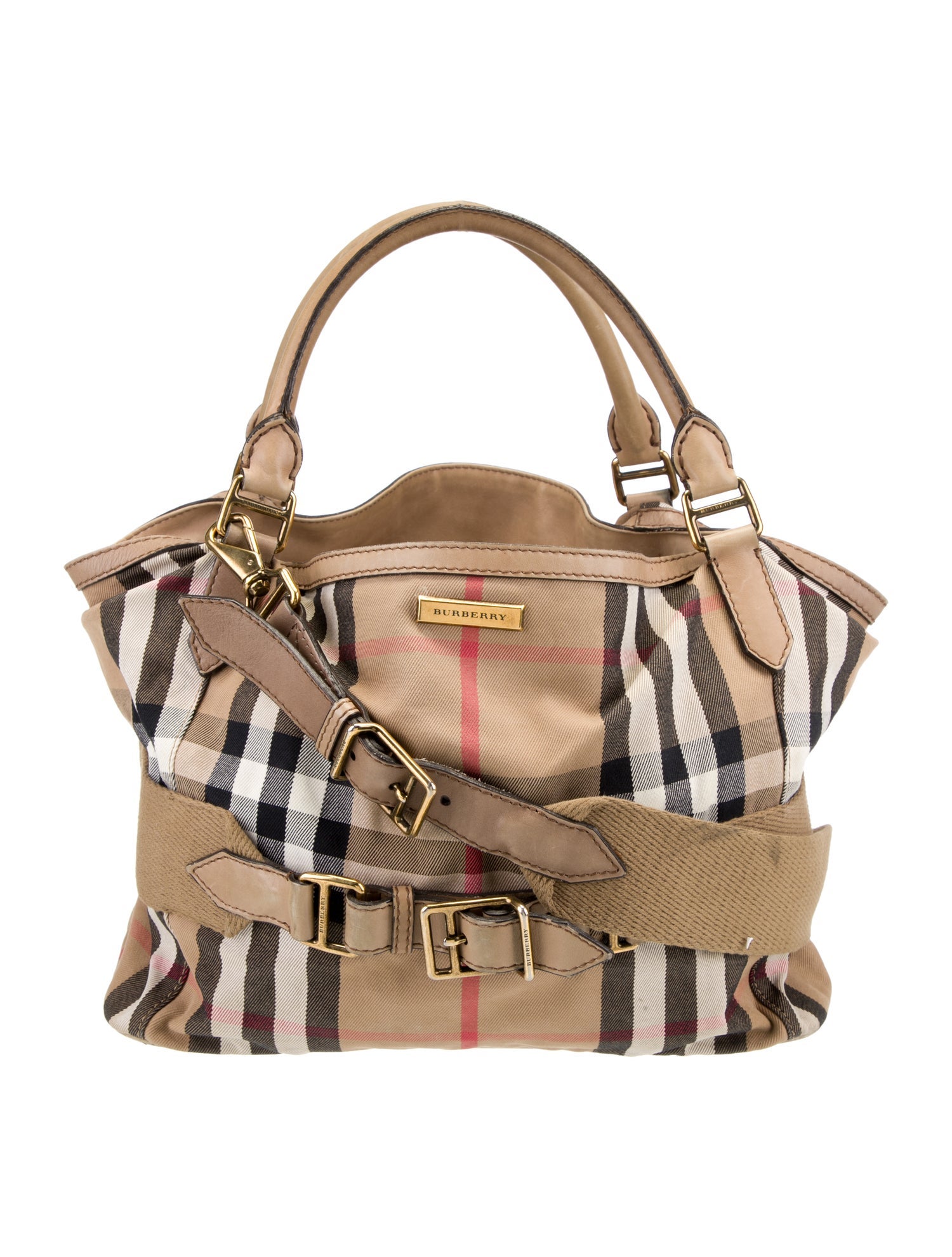 Burberry House Check Shoulder Bag - Neutrals Shoulder Bags, Handbags ...