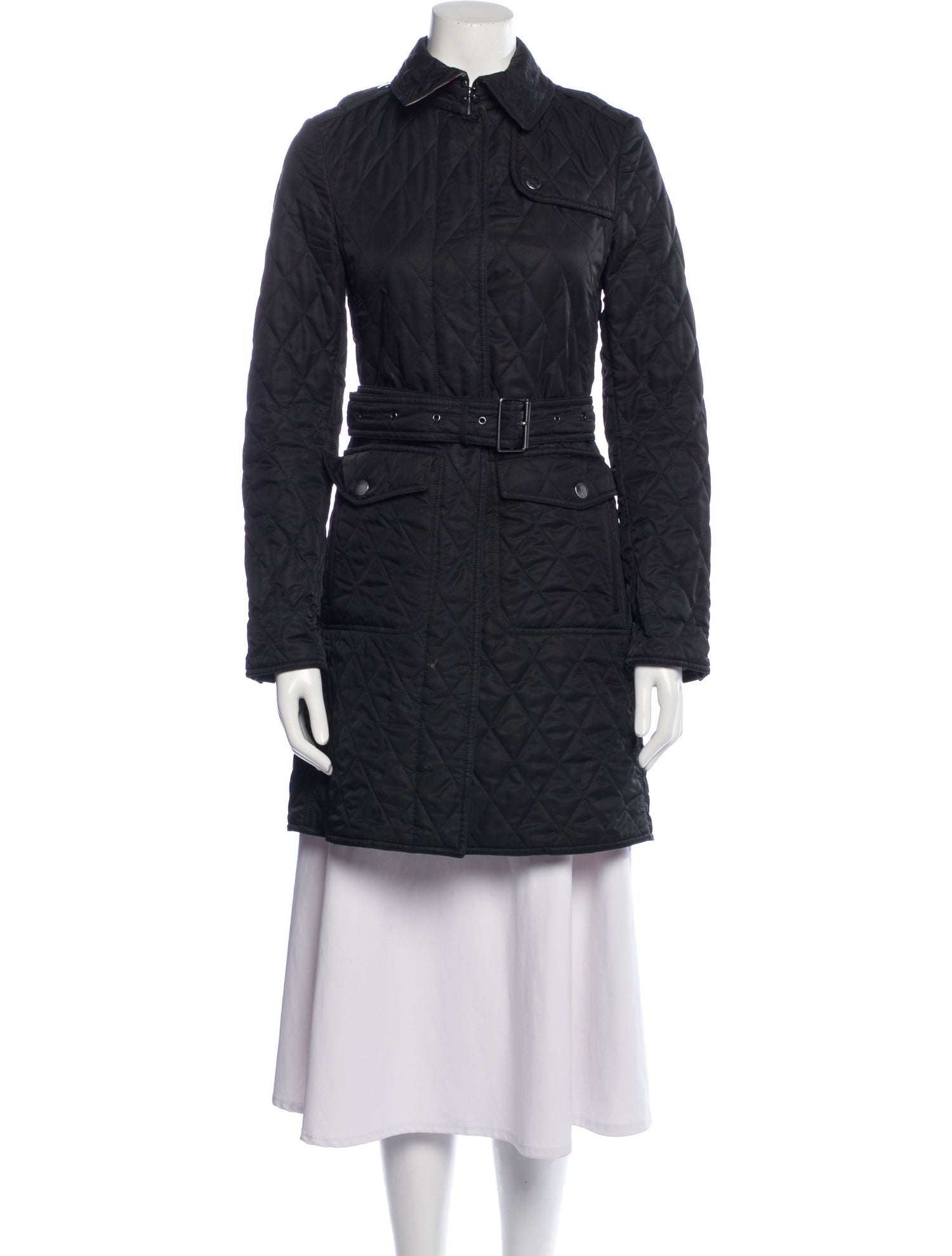 Burberry Brit Trench Coat - Black Coats, Clothing - BUR462043 | The RealReal