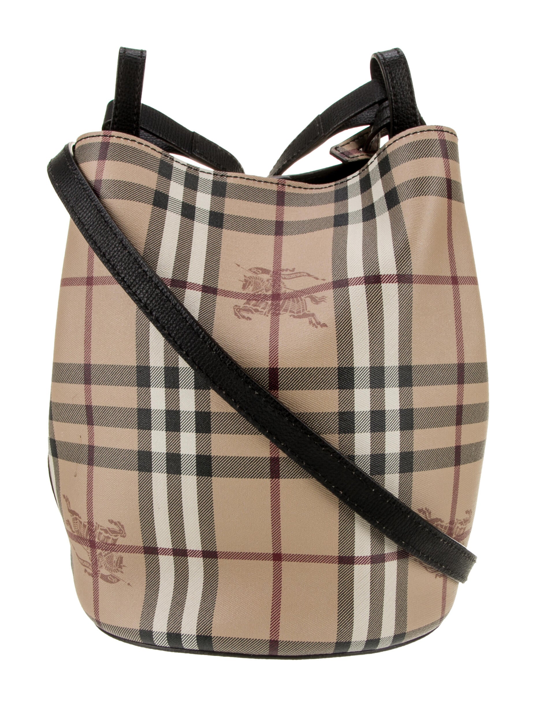 Burberry Nova Check Bucket Bag - Neutrals Bucket Bags, Handbags ...