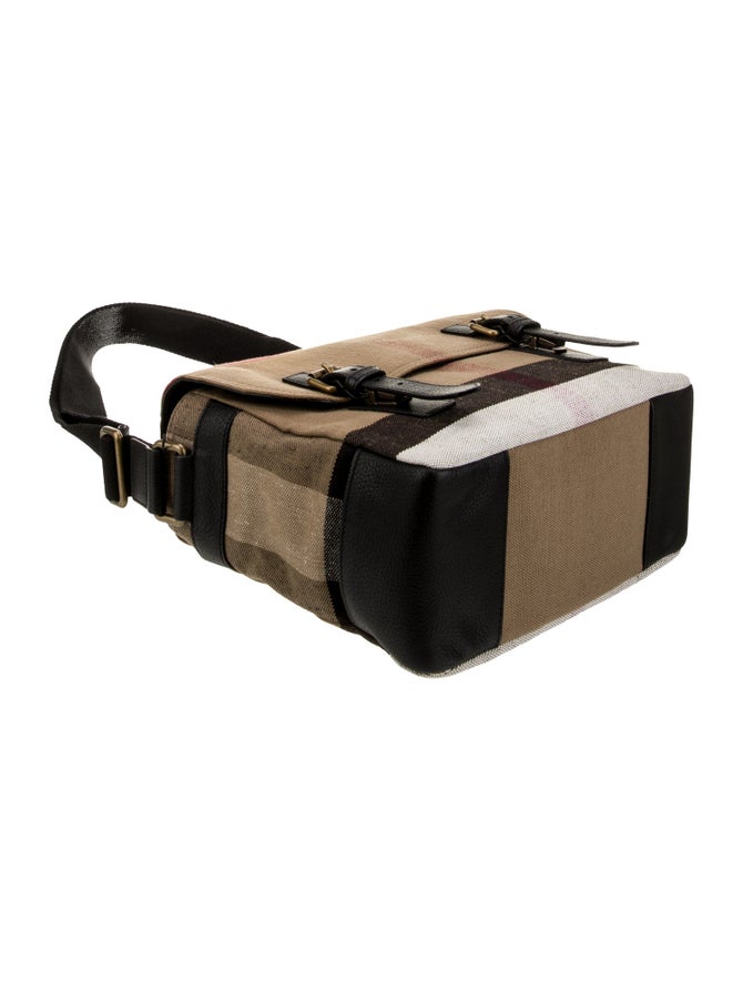 Burberry Canvas Messenger Bag - Neutrals Messenger Bags, Bags ...