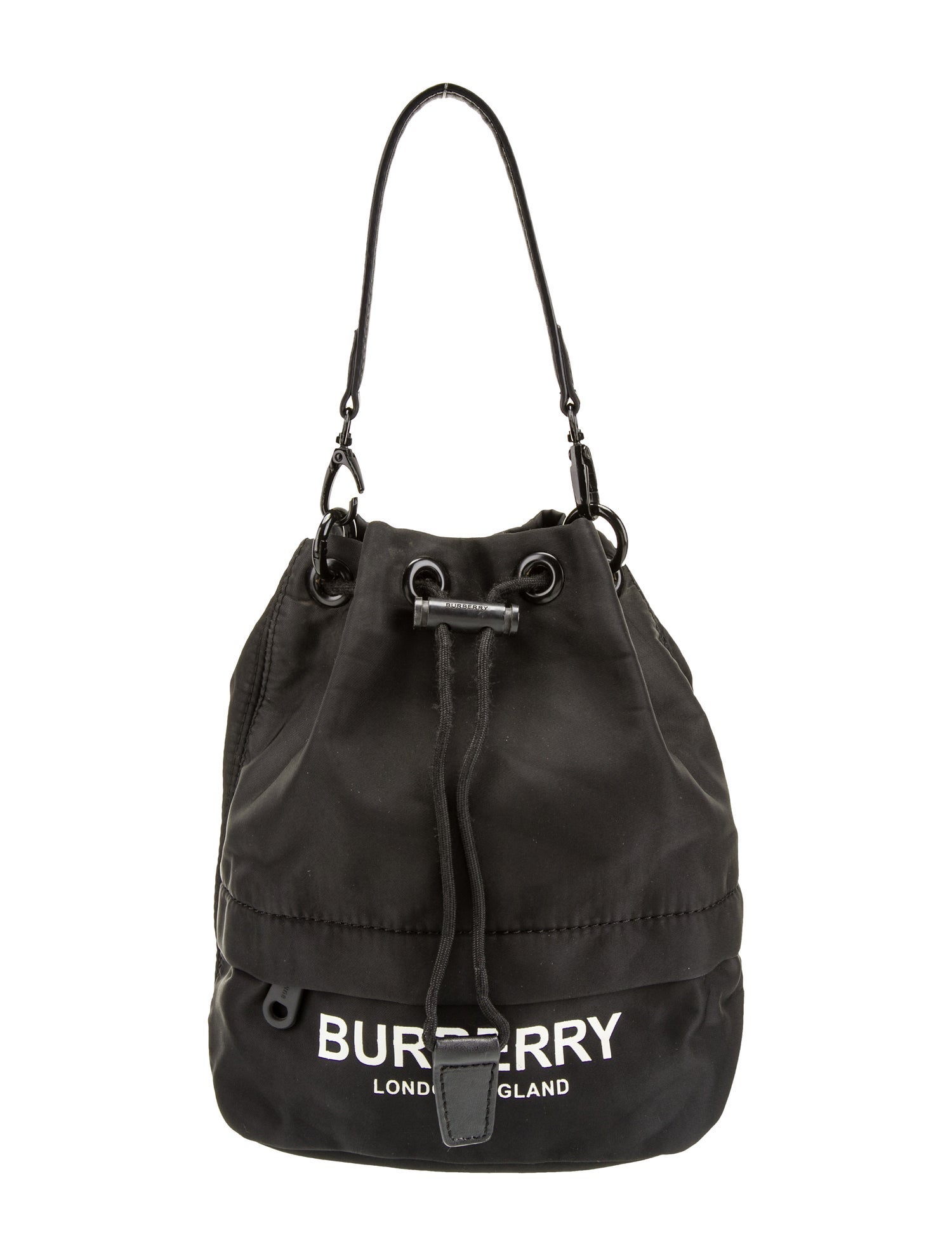 Burberry Leather Bucket Bag - Brown Bucket Bags, Handbags - BUR465709 | The RealReal