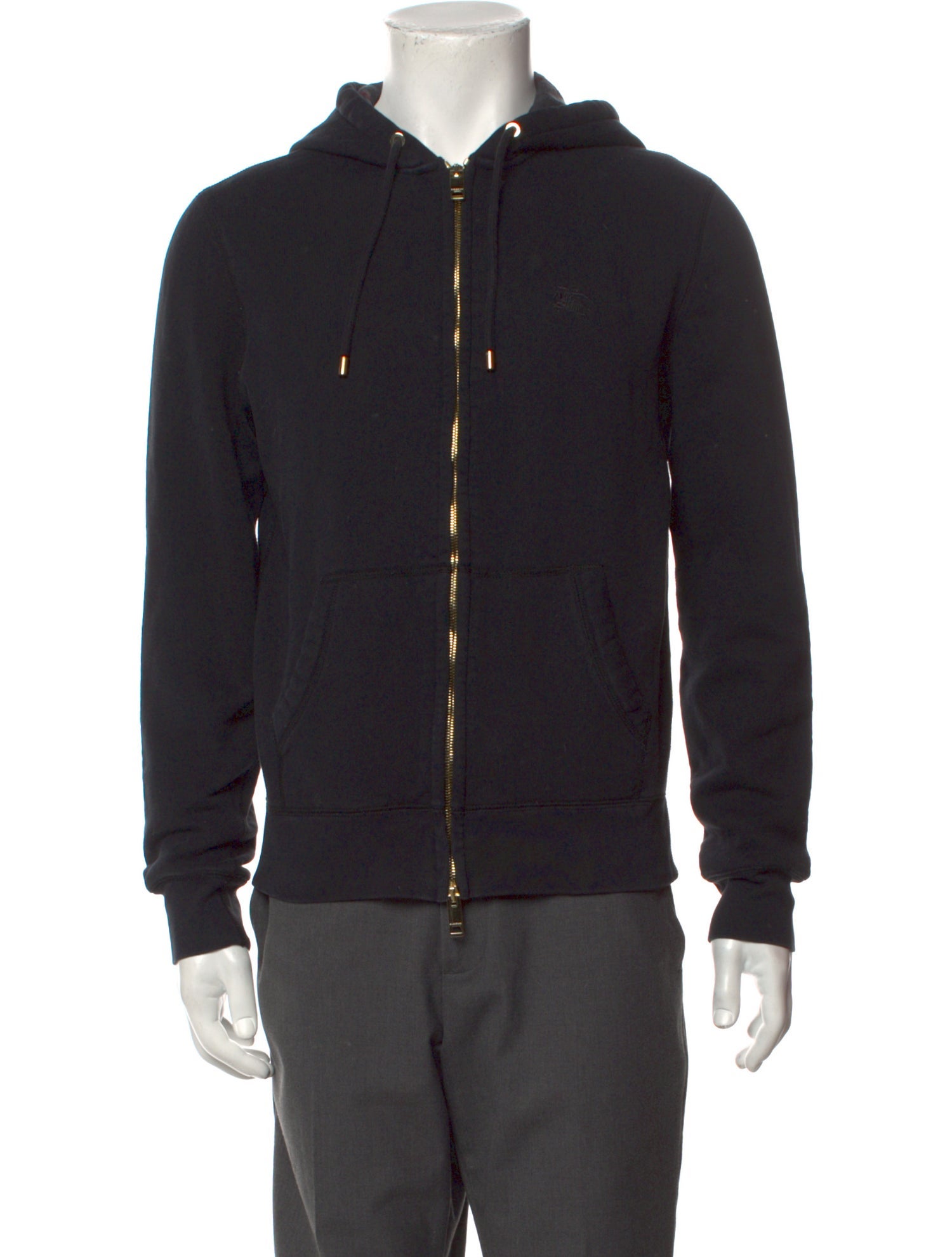 Burberry hoodie mens gold store