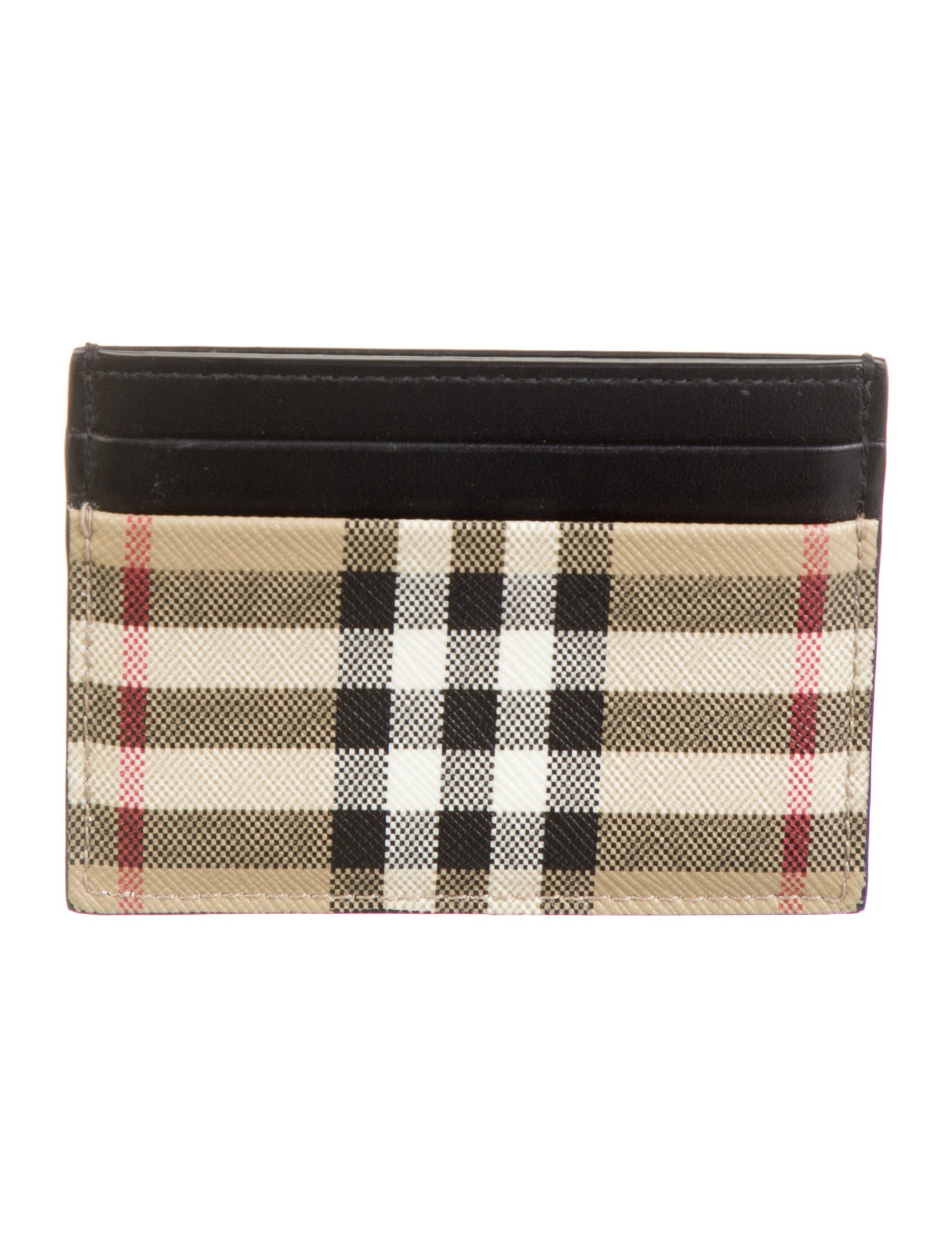 Burberry House Check Pattern Card Holder - Neutrals Wallets ...