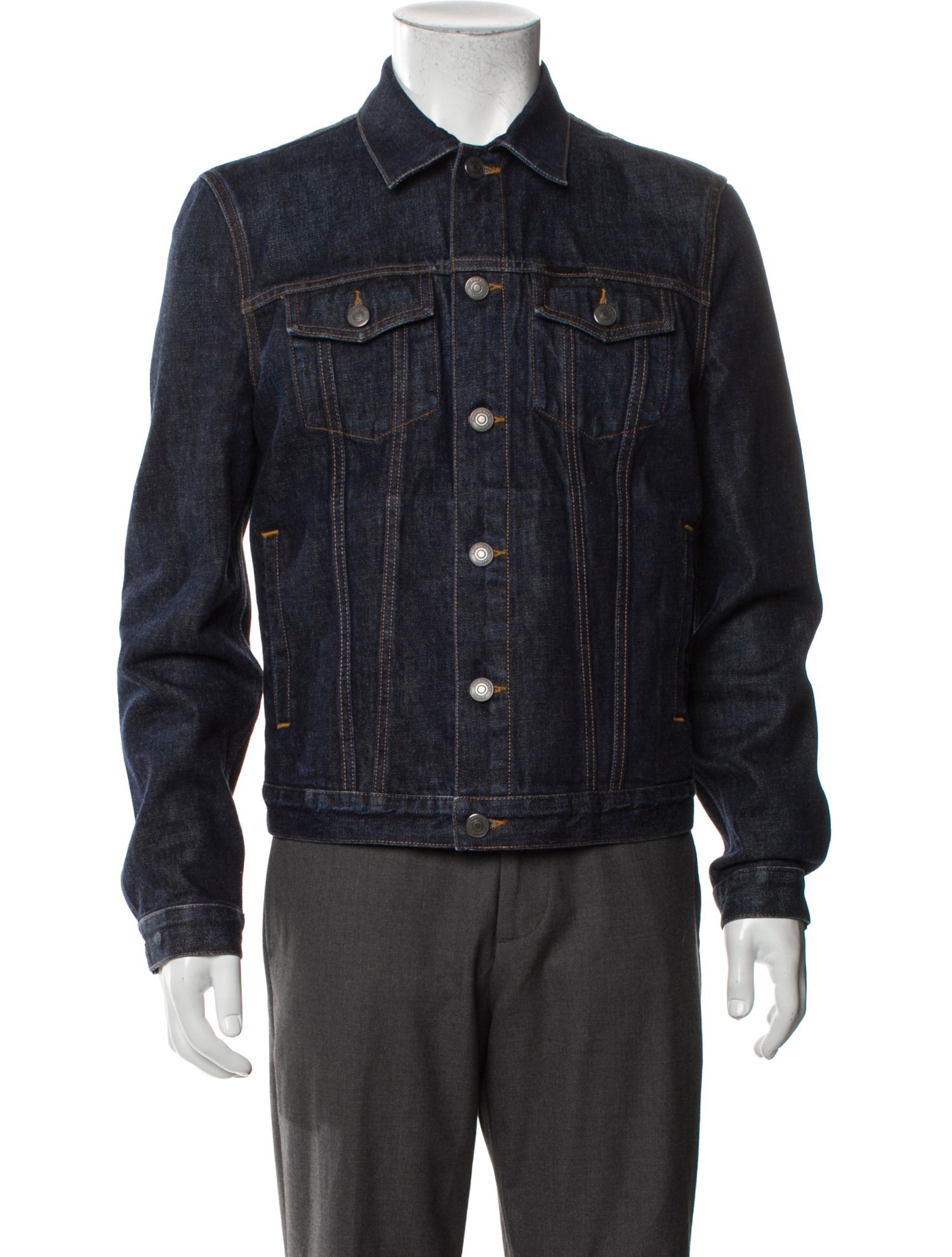 Burberry Brit Nova Check Pattern Trucker Jacket - Blue Outerwear ...