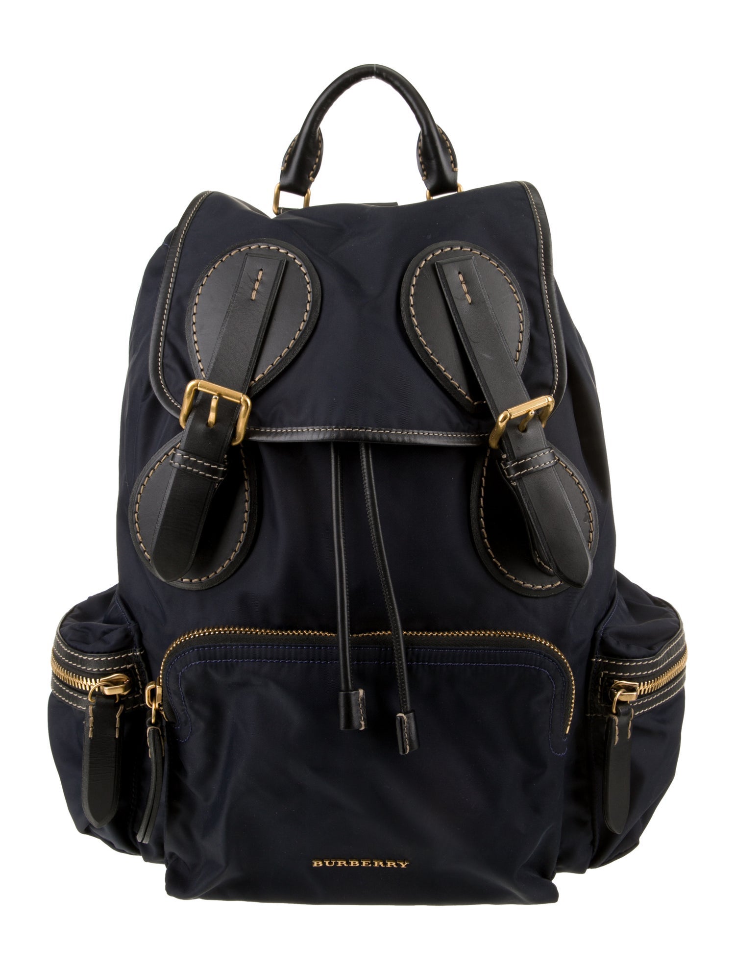 Burberry House Check Backpack - Blue Backpacks, Handbags - BUR471601 ...