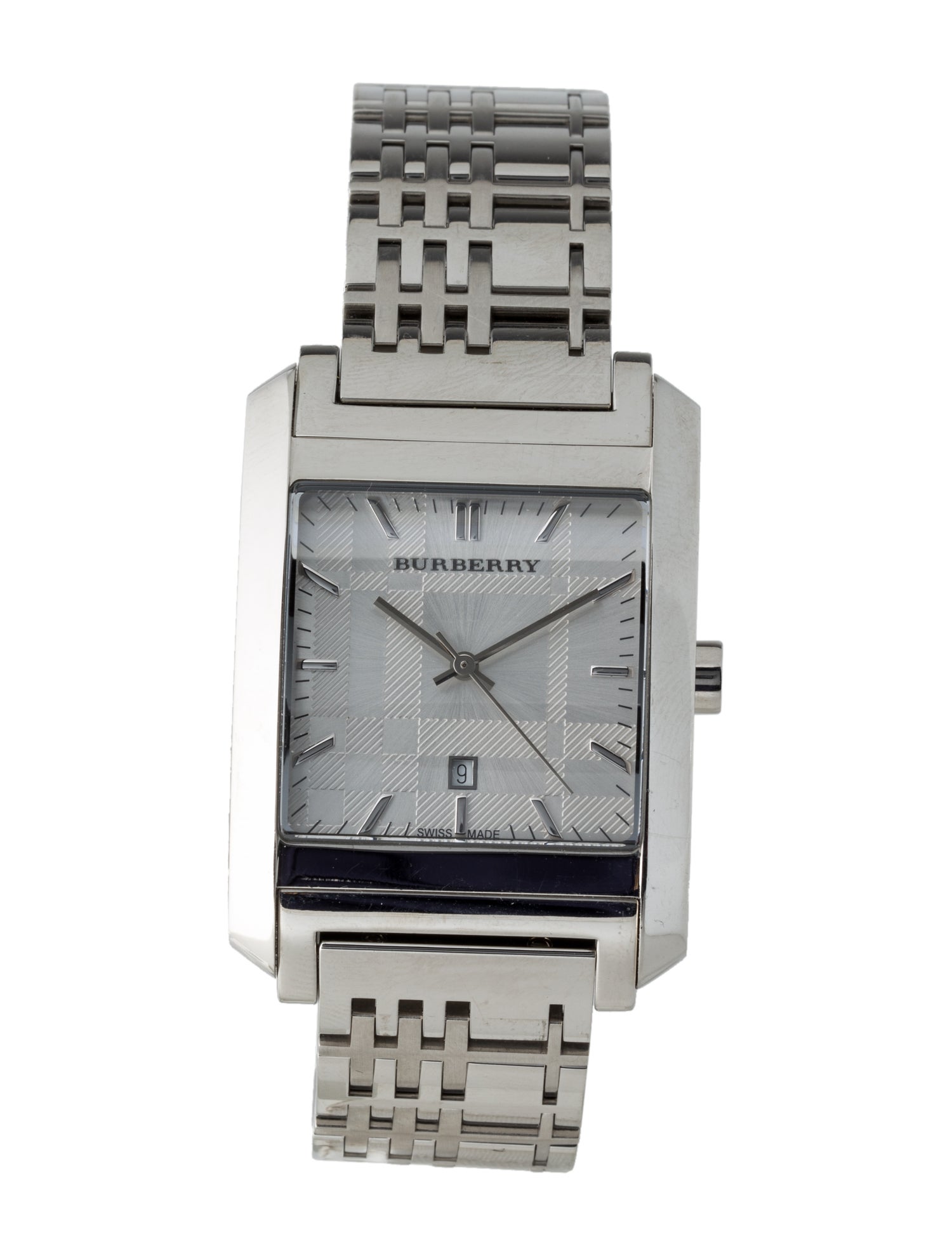 Burberry Square Check Watch - BU1567 | The RealReal