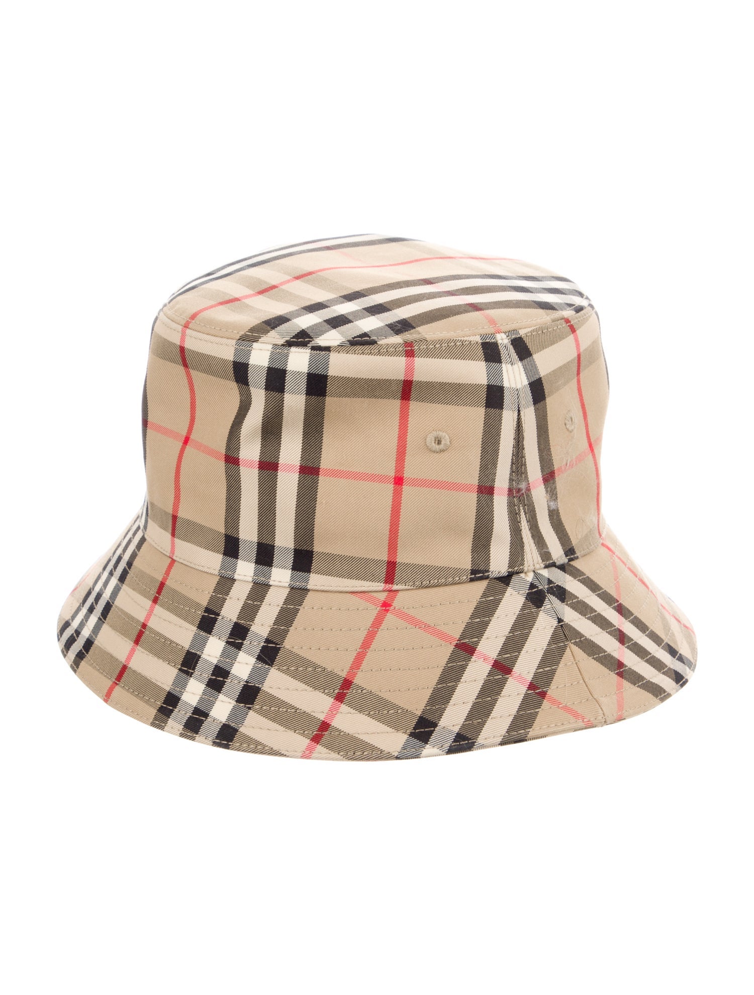 Burberry Nova Check Bucket Hat - Neutrals Hats, Accessories - BUR476590 | The RealReal