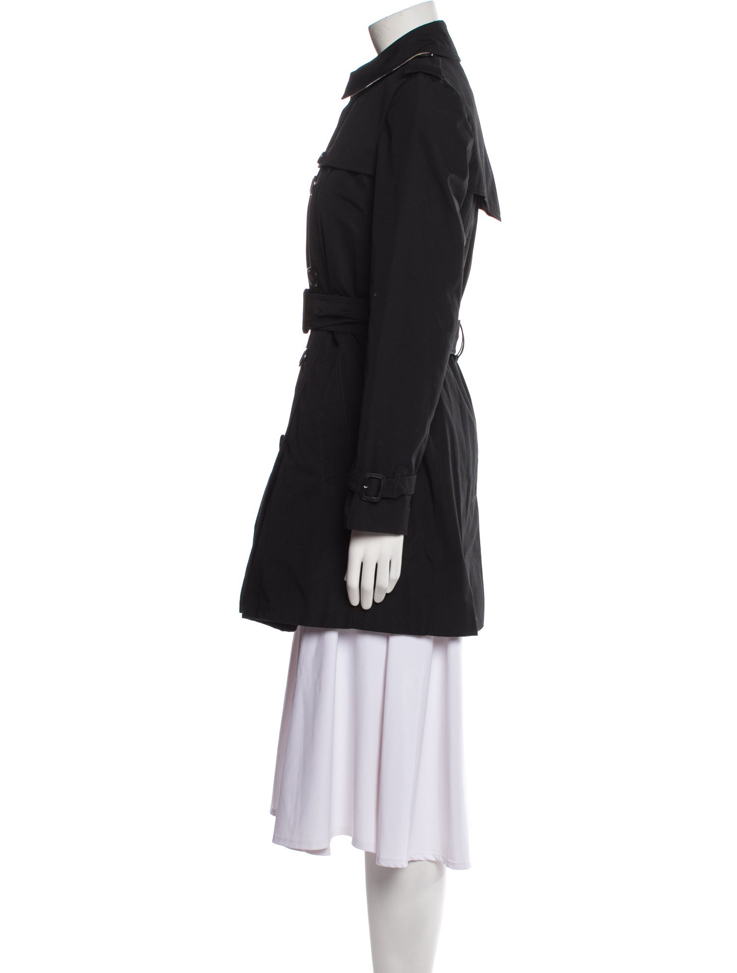 Burberry Trench Coat w/ Tags - Black Coats, Clothing - WBURL189081 ...