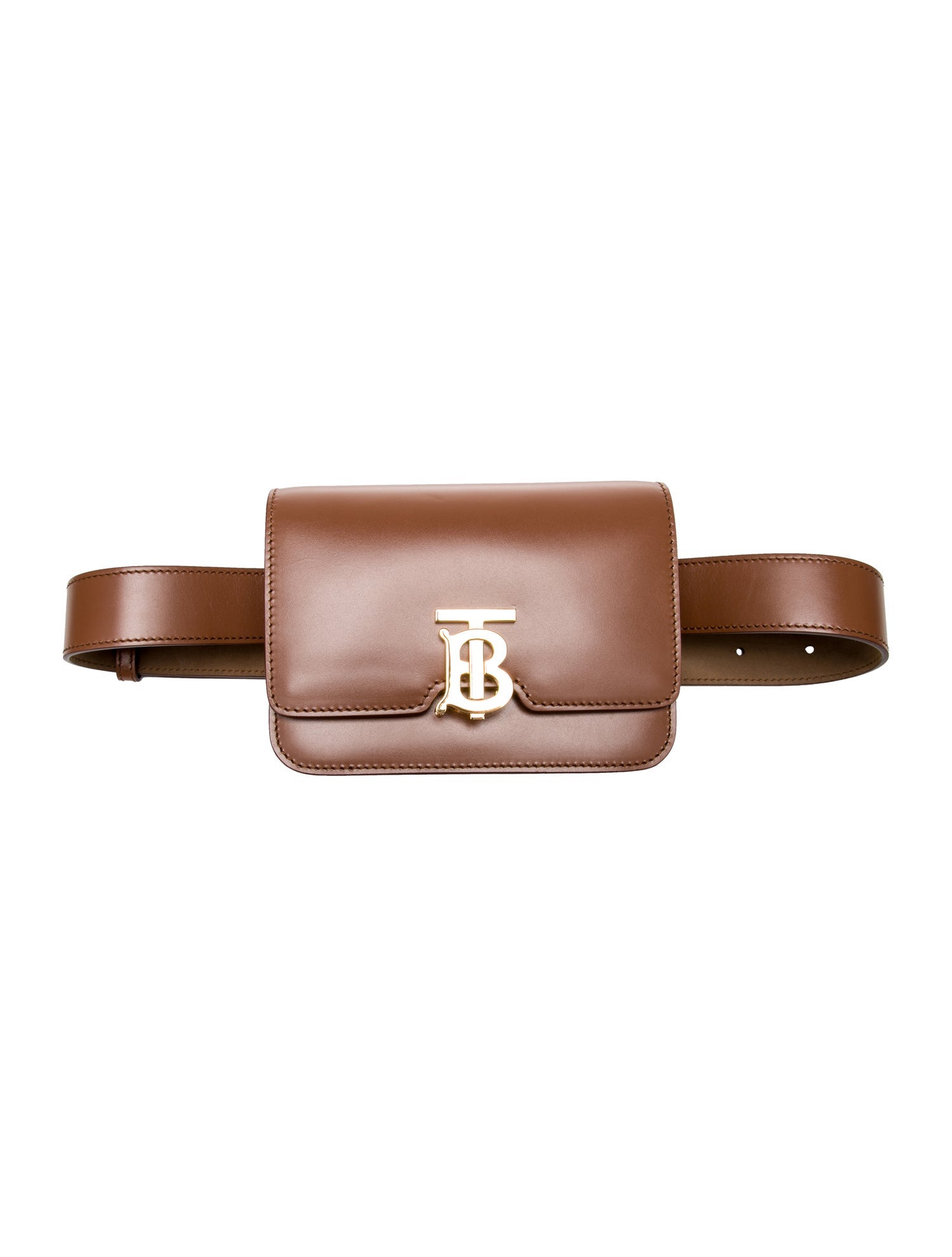 Burberry Leather Belt Bag - Brown Waist Bags, Handbags - BUR481736 ...