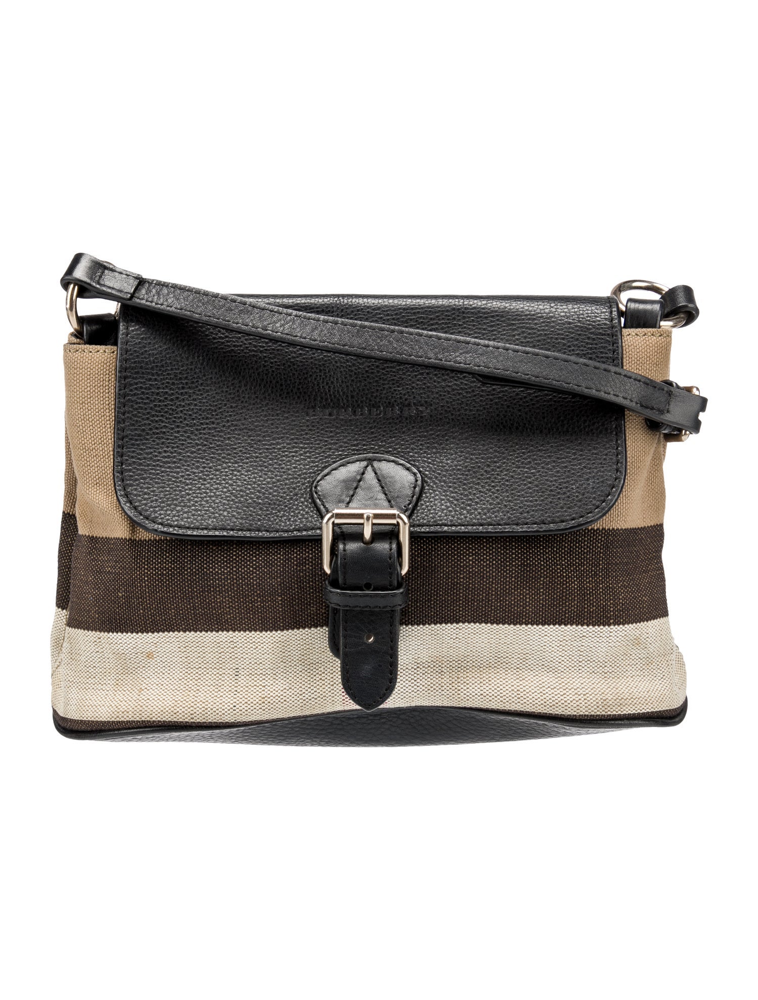 Burberry Exploded Check Messenger Bag - Neutrals Crossbody Bags ...