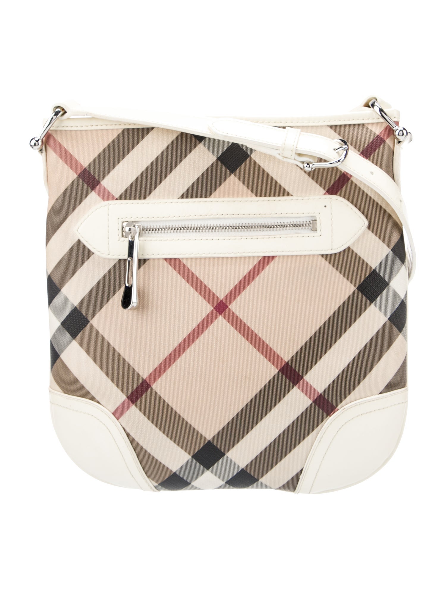 Burberry Nova Check Messenger Bag - Neutrals Crossbody Bags, Handbags ...