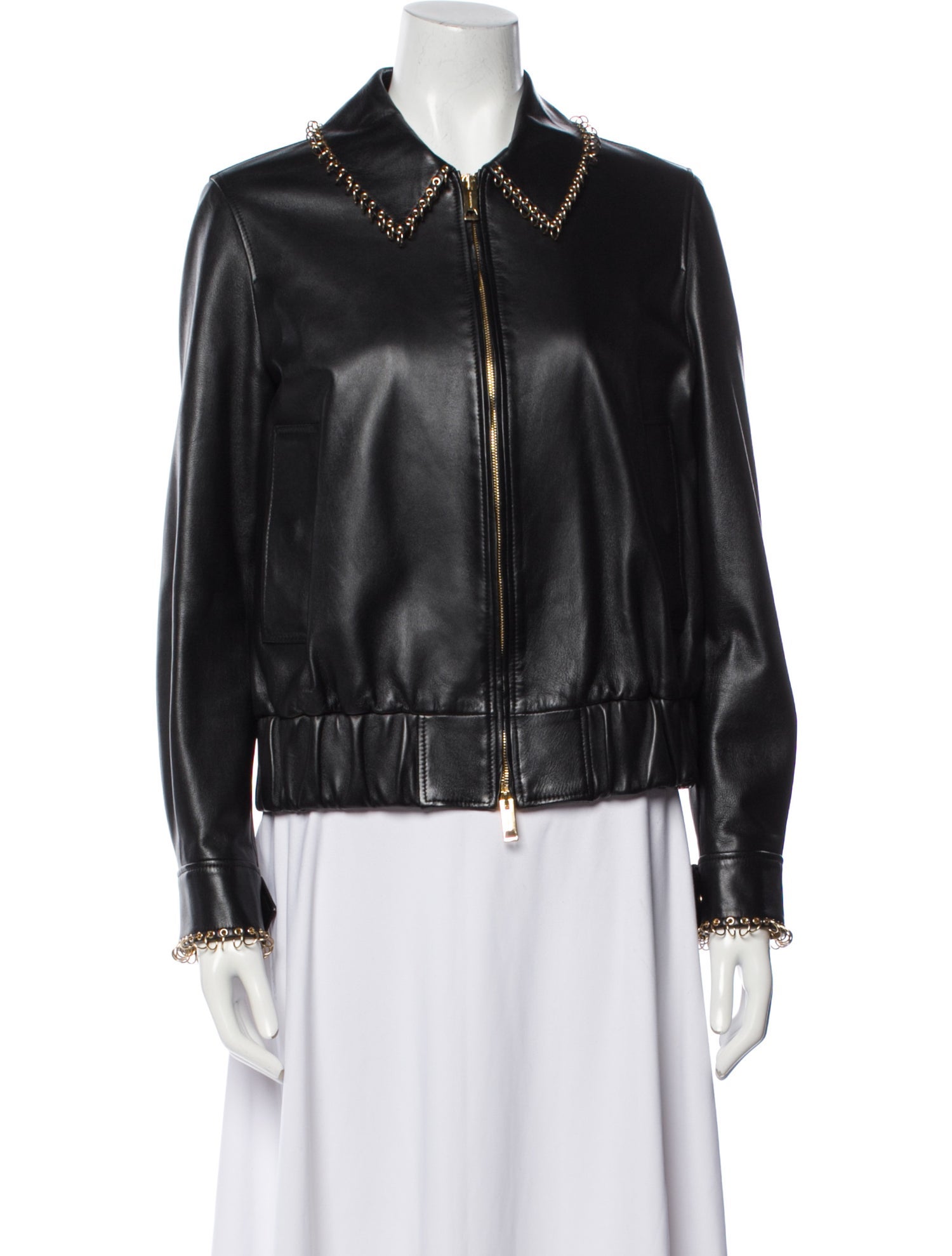 Burberry Leather Jacket - Black Jackets, Clothing - BUR495278 | The ...