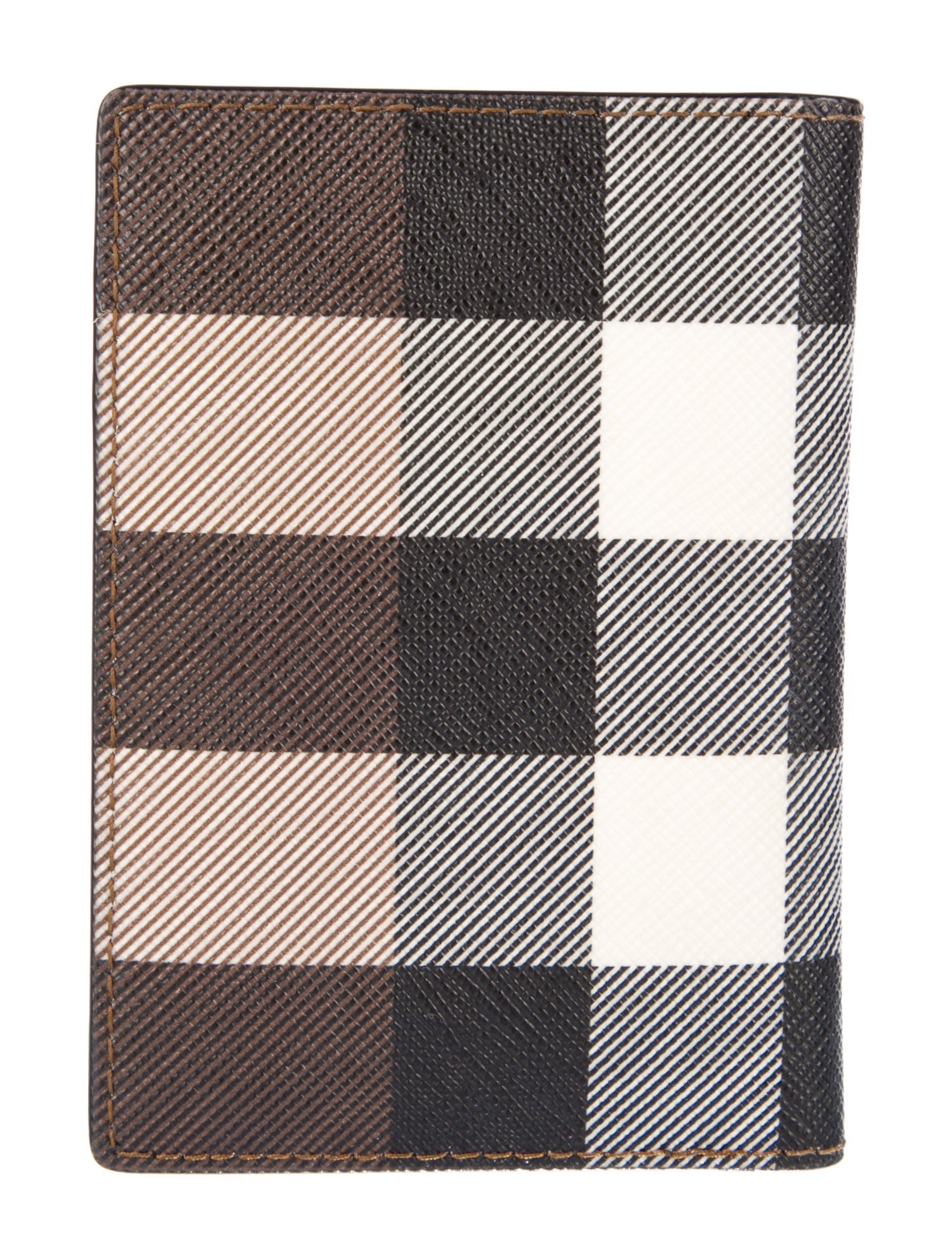 Burberry Nova Check Pattern Wallet w/ Tags - Brown Wallets, Accessories ...