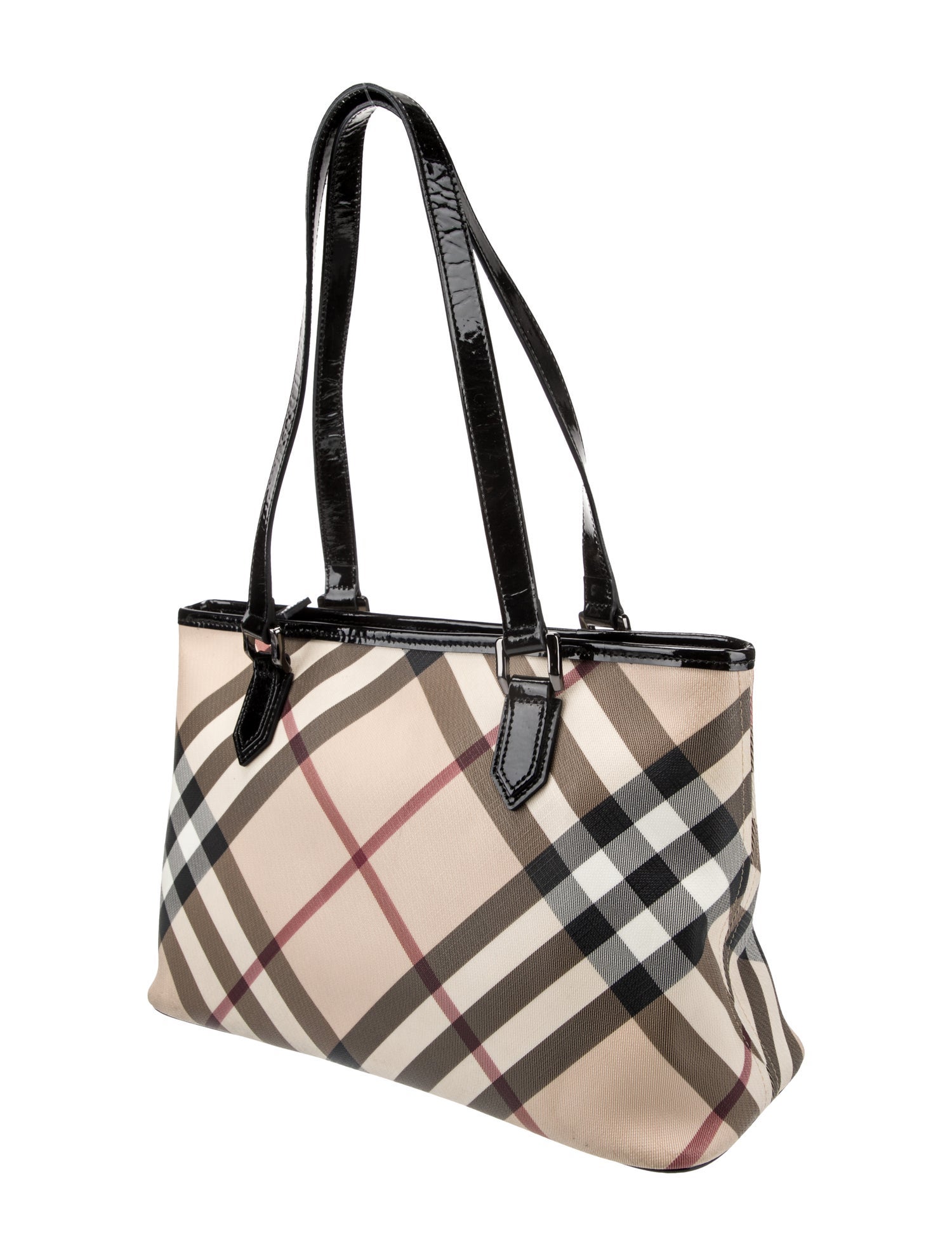 Burberry Exploded Check Shoulder Bag - Neutrals Shoulder Bags, Handbags ...