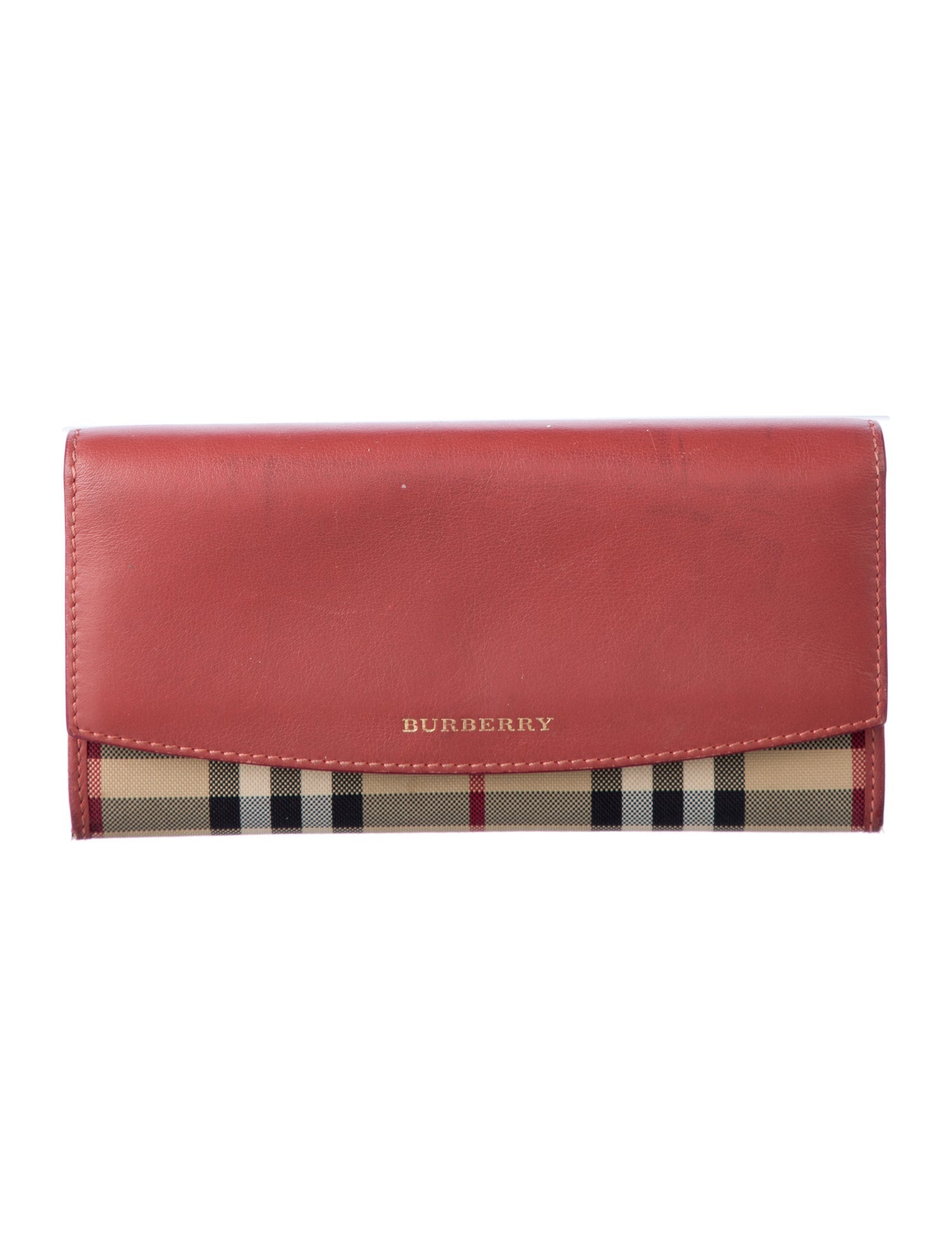 Burberry Nova Check Pattern Continental Wallet - Neutrals Wallets ...