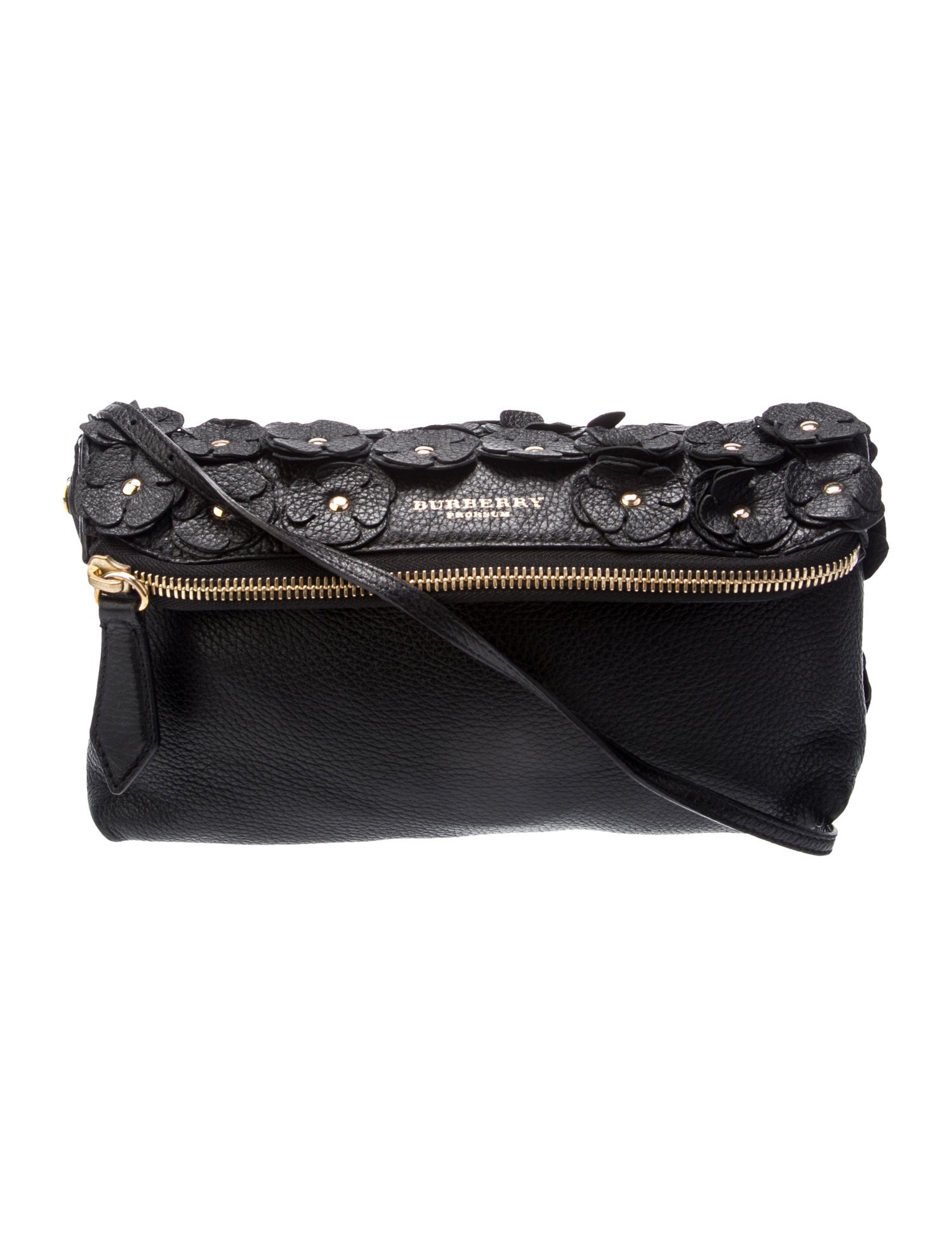 Burberry Leather Clutch - Black Clutches, Handbags - BUR503822 | The ...