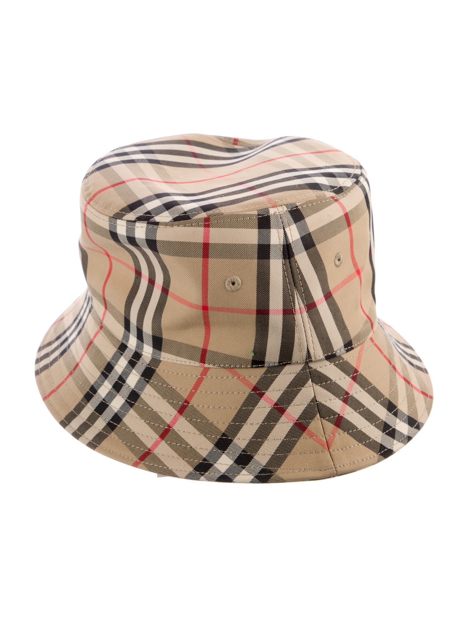 Burberry London Check Canvas Bucket Hat - Neutrals Hats, Accessories - WBURL191667 | The RealReal