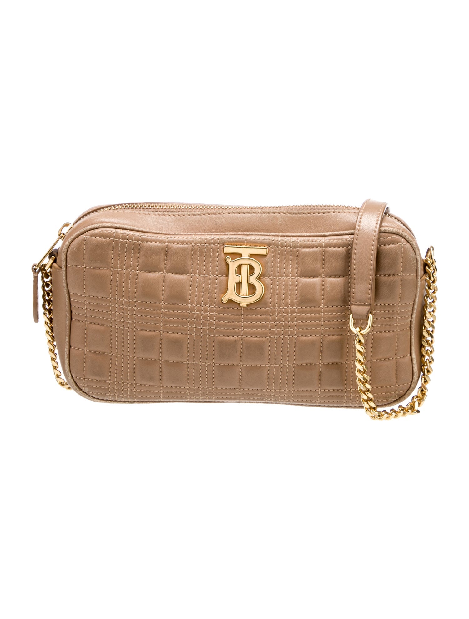 Burberry TB Monogram Quilted Check Elongated Camera Bag on Facebook Small Leather Quilted Check ...