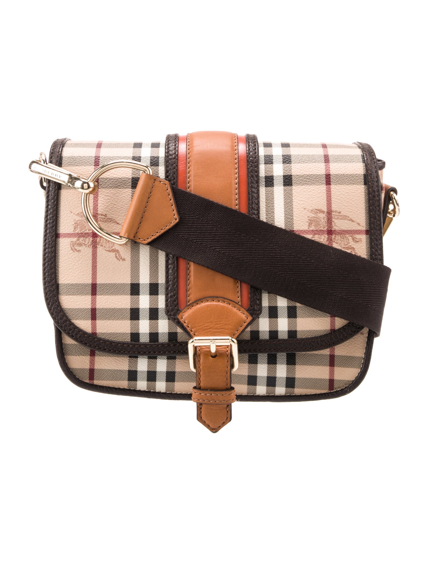 Burberry Haymarket Check Messenger Bag Small - Neutrals Crossbody Bags ...