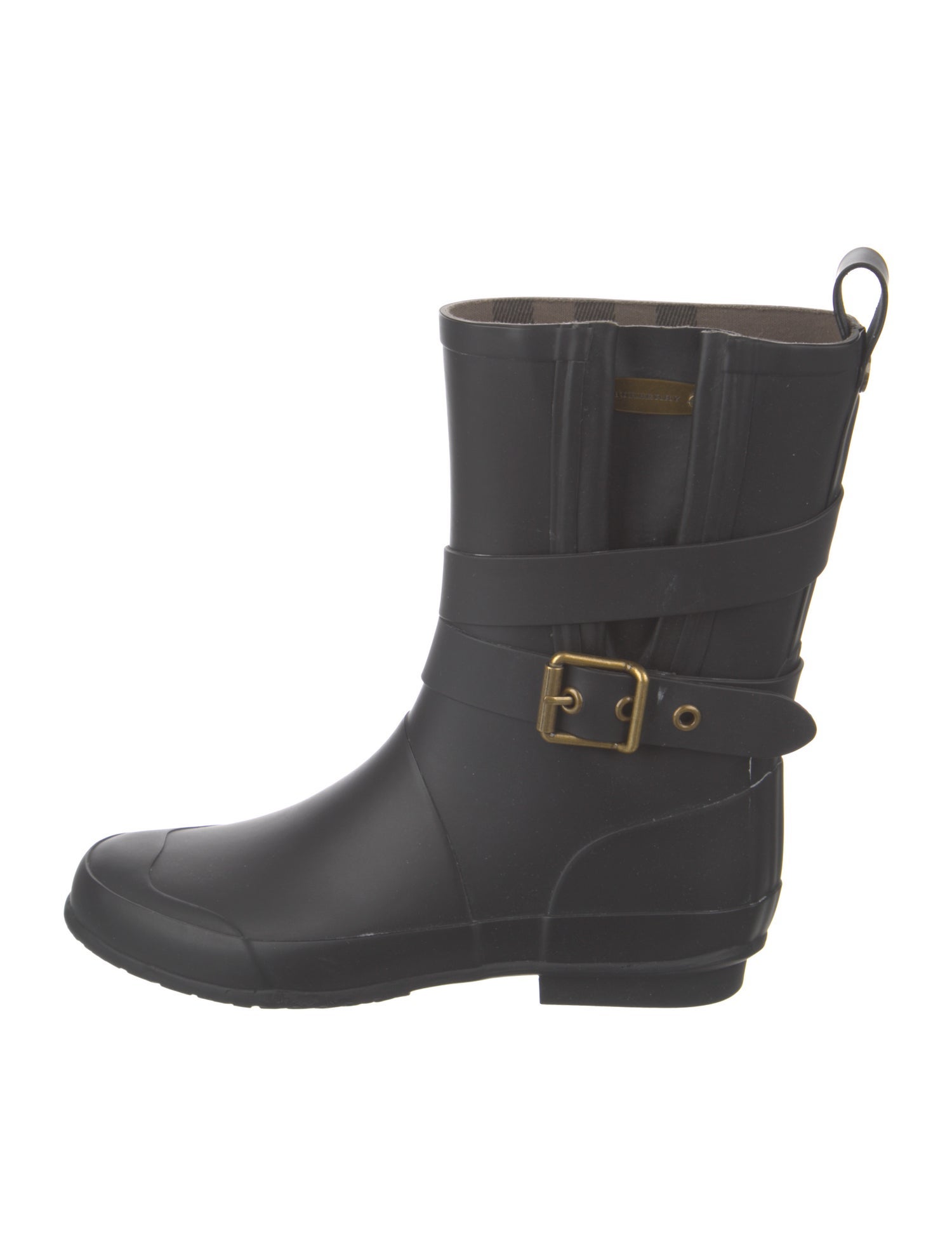 Burberry Rubber Boots - Black Boots, Shoes - BUR508529 | The RealReal