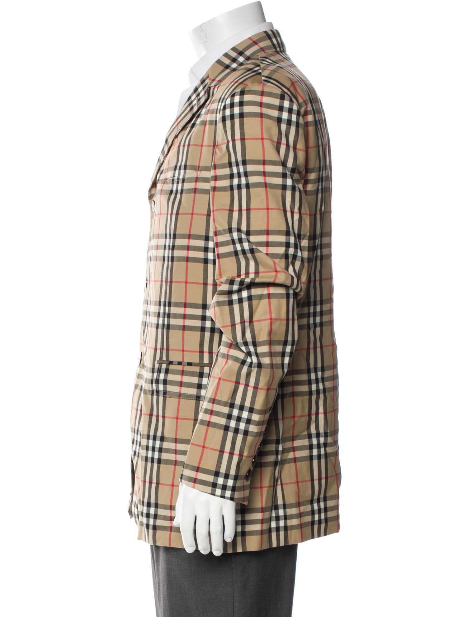 Ralph Lauren Purple Label Cashmere Plaid Print Jacket - Brown Outerwear ...