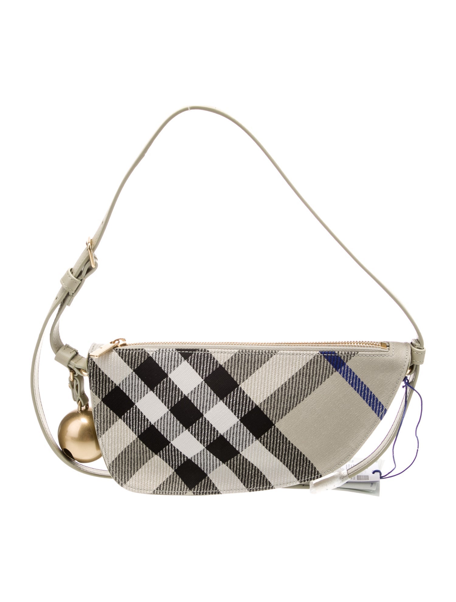 Burberry Exploded Check Shield Mini w/ Tags - Neutrals Shoulder Bags ...