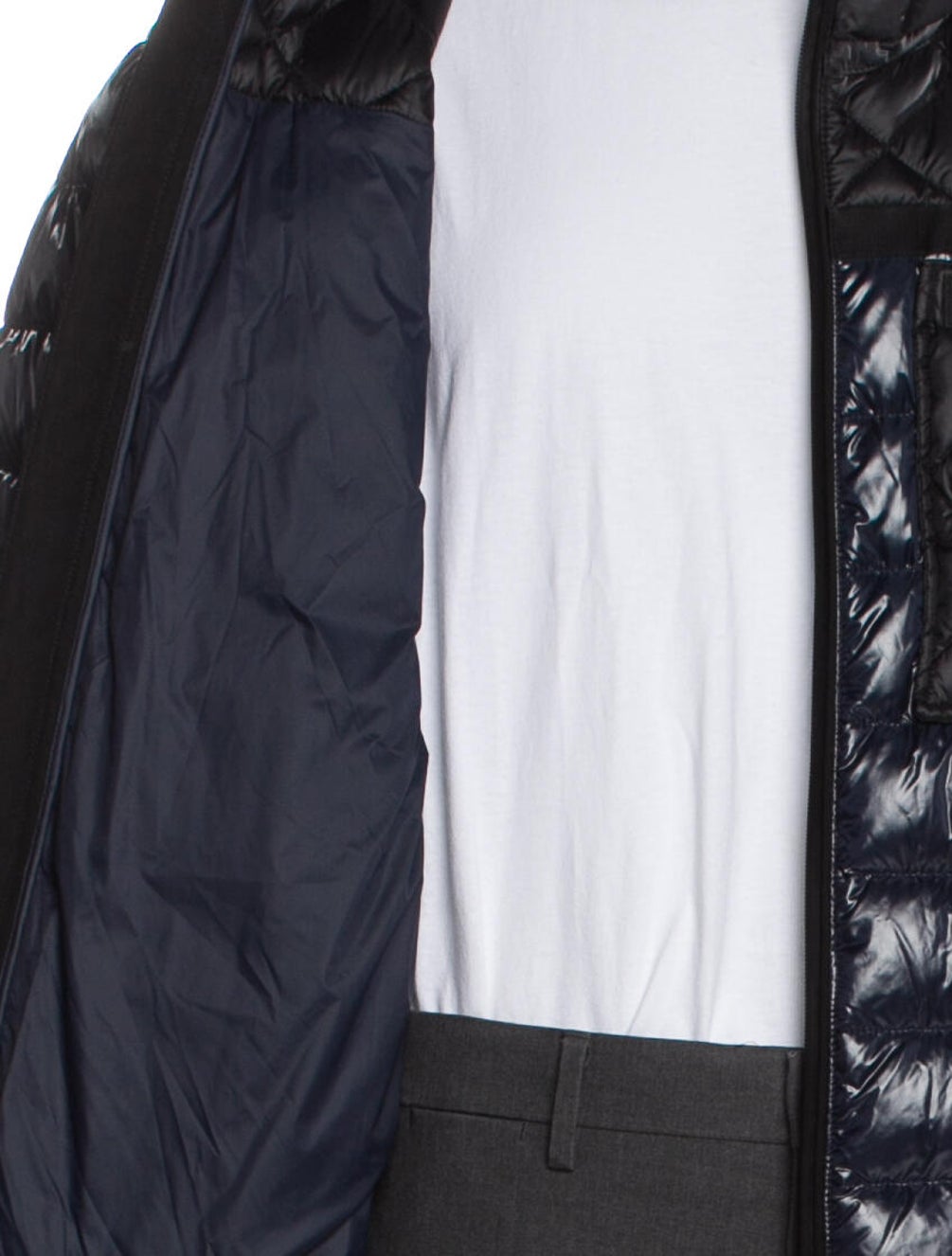 Burberry Puffer Coat w/ Tags - Blue Outerwear, Clothing - BUR530051 ...