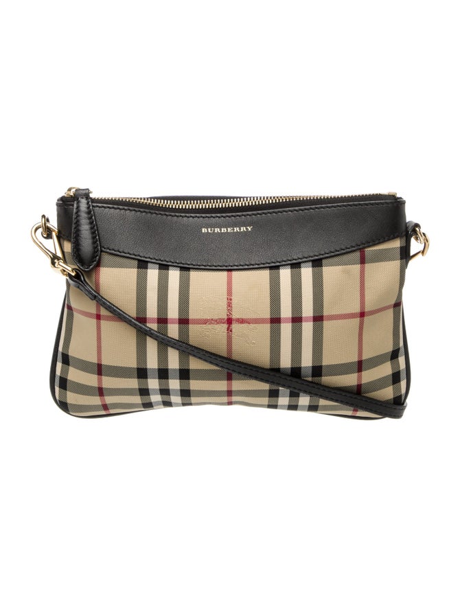Burberry Horseferry Check Crossbody Bag - Brown Crossbody Bags ...