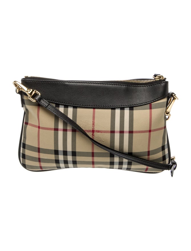 Burberry Horseferry Check Crossbody Bag - Brown Crossbody Bags ...